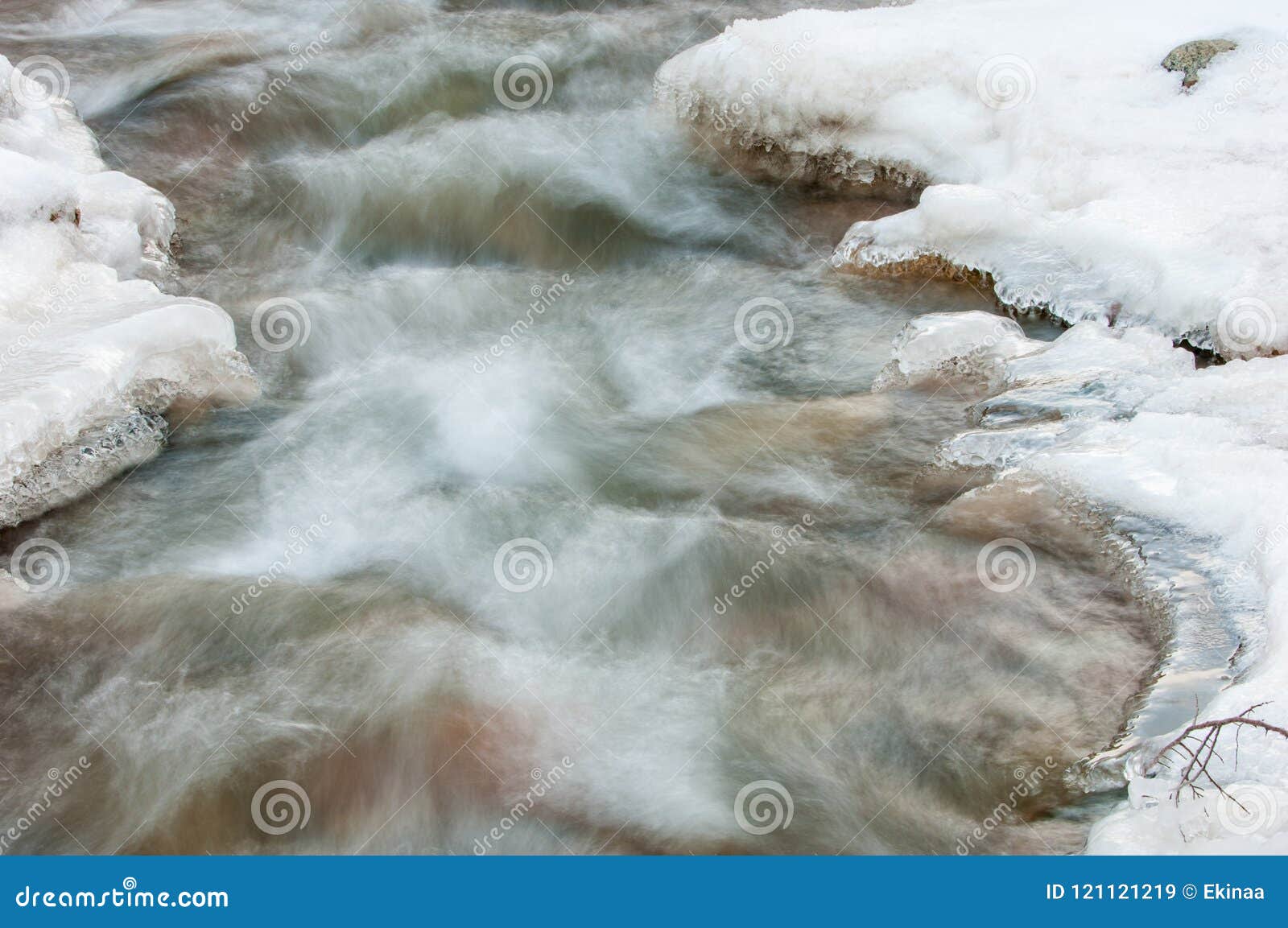 Ice on the river stock image. Image of clear, coldness - 121121219