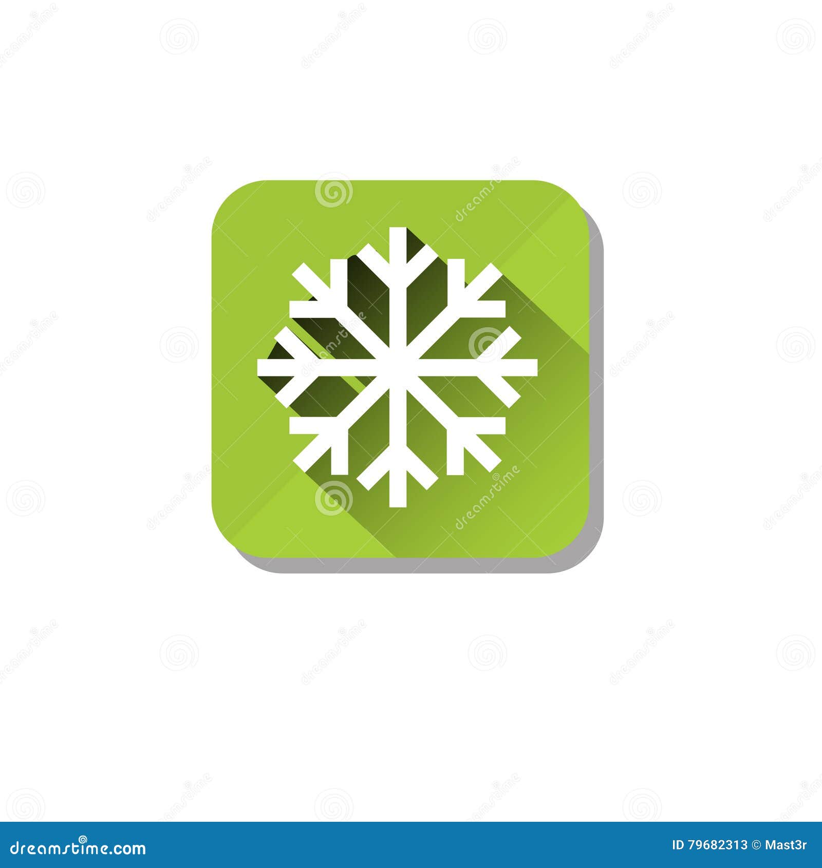 Ice Road Safety Sign Icon stock vector. Illustration of flat - 79682313