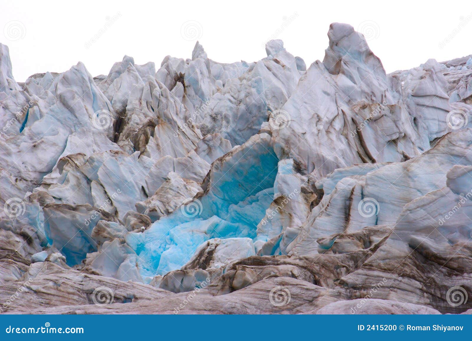 Ice rocks stock photo. Image of clouds, trees, glacier - 2415200