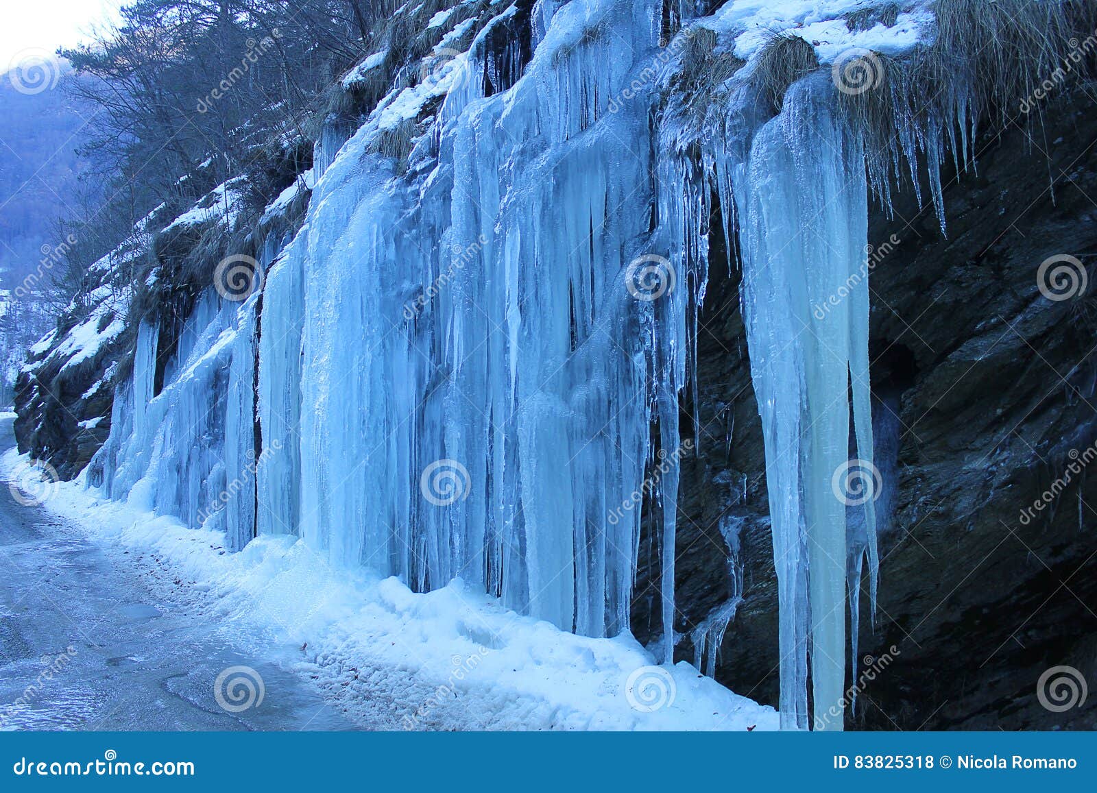 Ice on the rocks stock photo. Image of glacial, rocks - 83825318