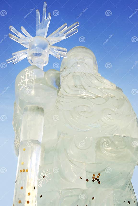 Ice Santa editorial stock image. Image of shape, crystalline - 22791794