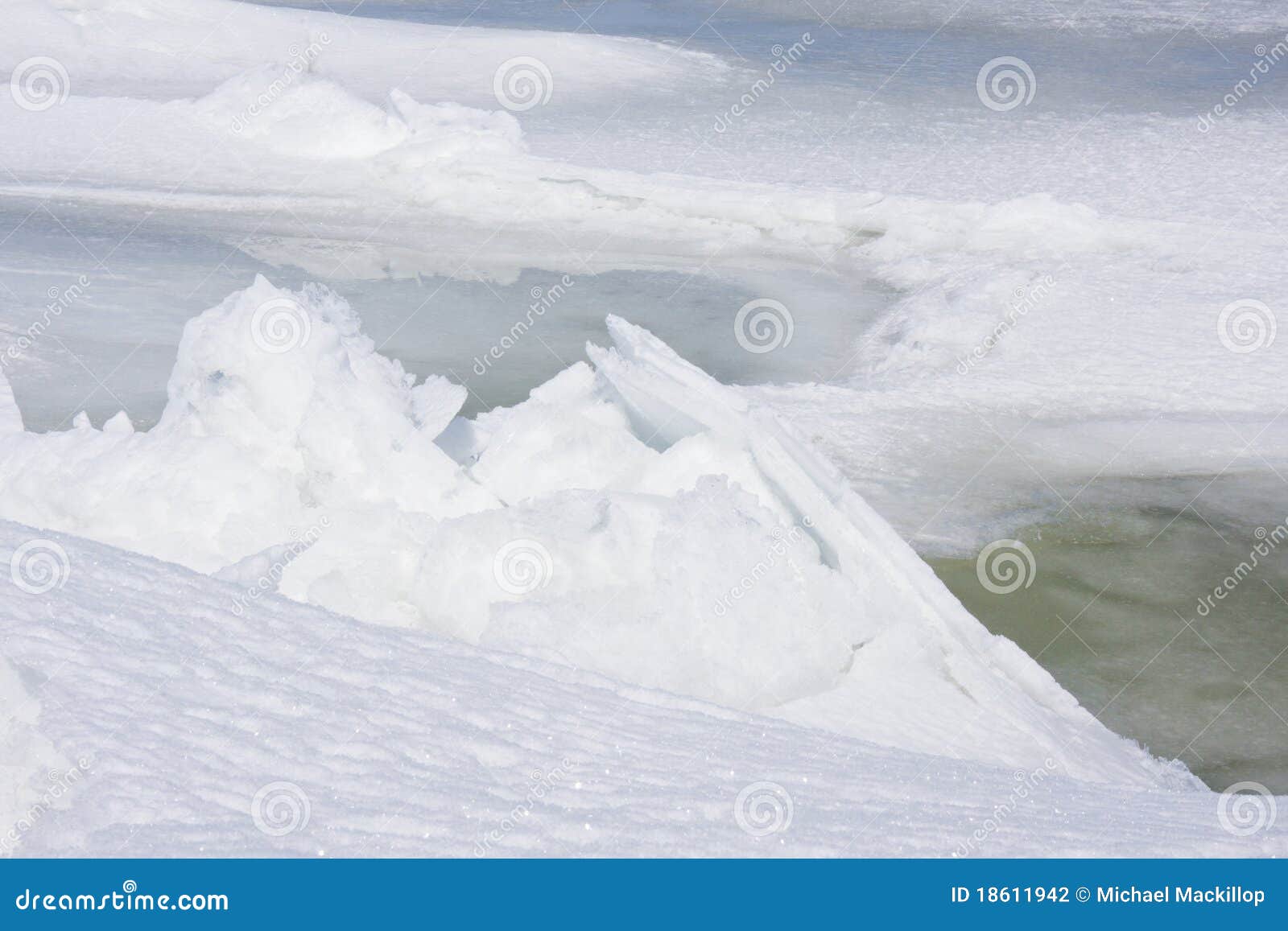 Ice Scape stock photo. Image of northumberland, broken - 18611942