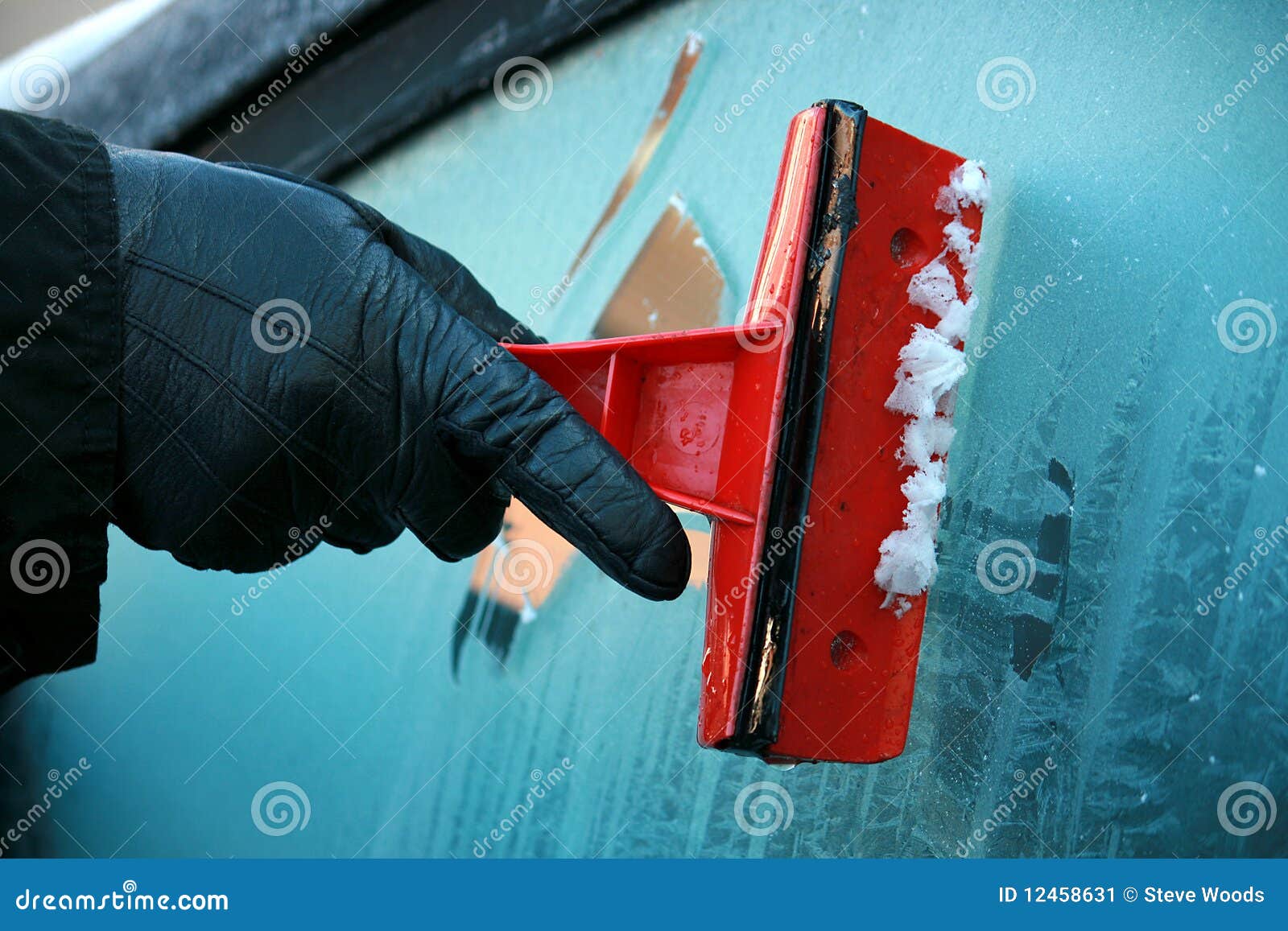 Ice Scraper stock image. Image of freeze, hand, transportation - 12458631