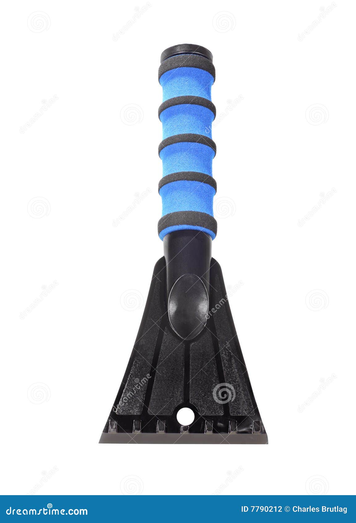 Ice Scraper stock photo. Image of isolated, blue, plastic - 7790212
