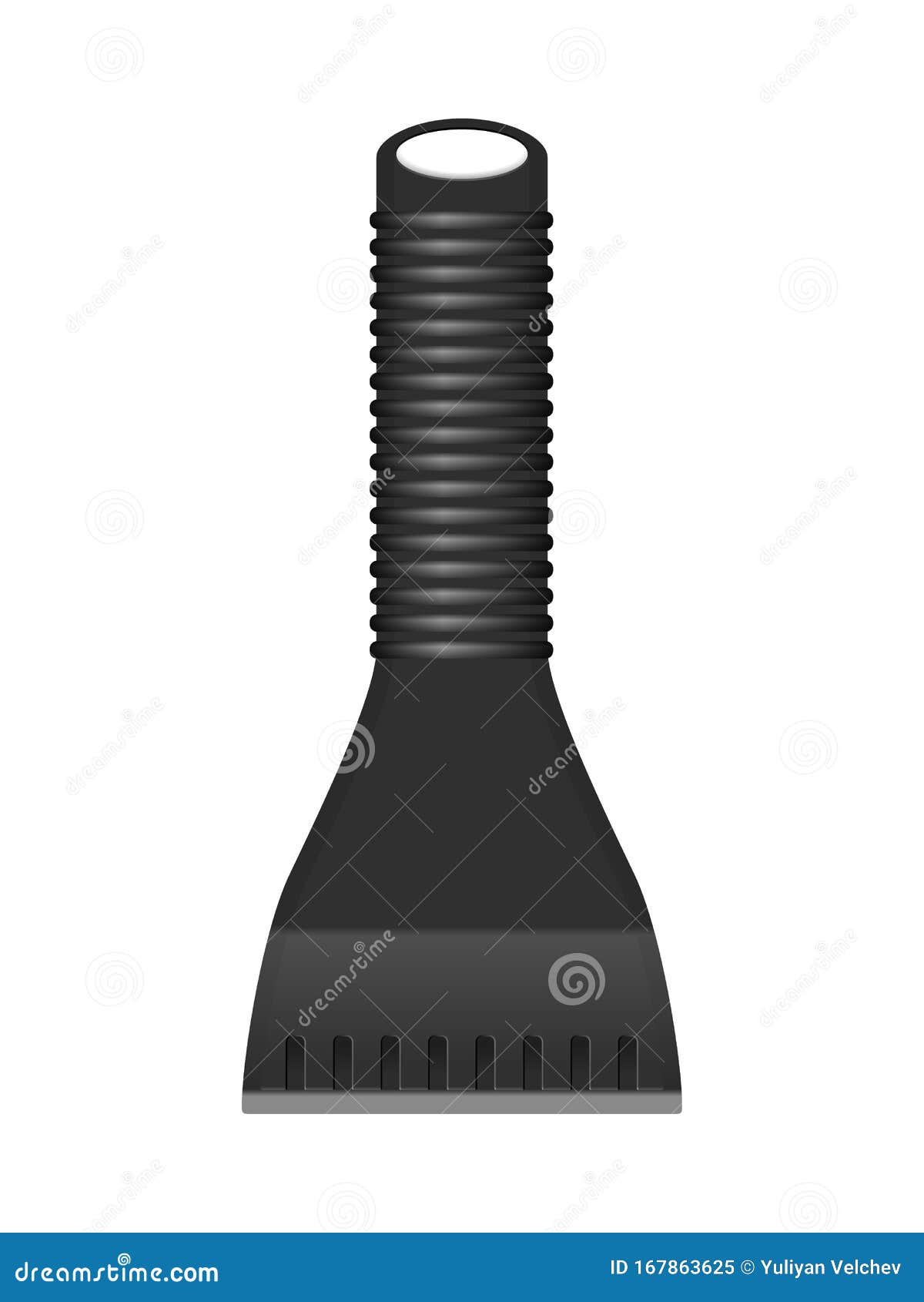 Ice scraper stock vector. Illustration of tool, scraping - 167863625