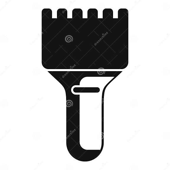 Ice Scraper Removing Ice from Windshield Icon Stock Illustration ...