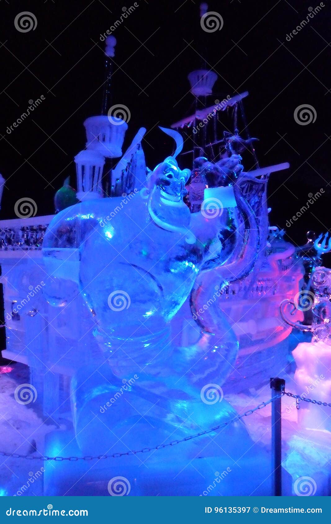 Ice Sculpture Of The Cartoon Frozen Editorial Photo | CartoonDealer.com ...