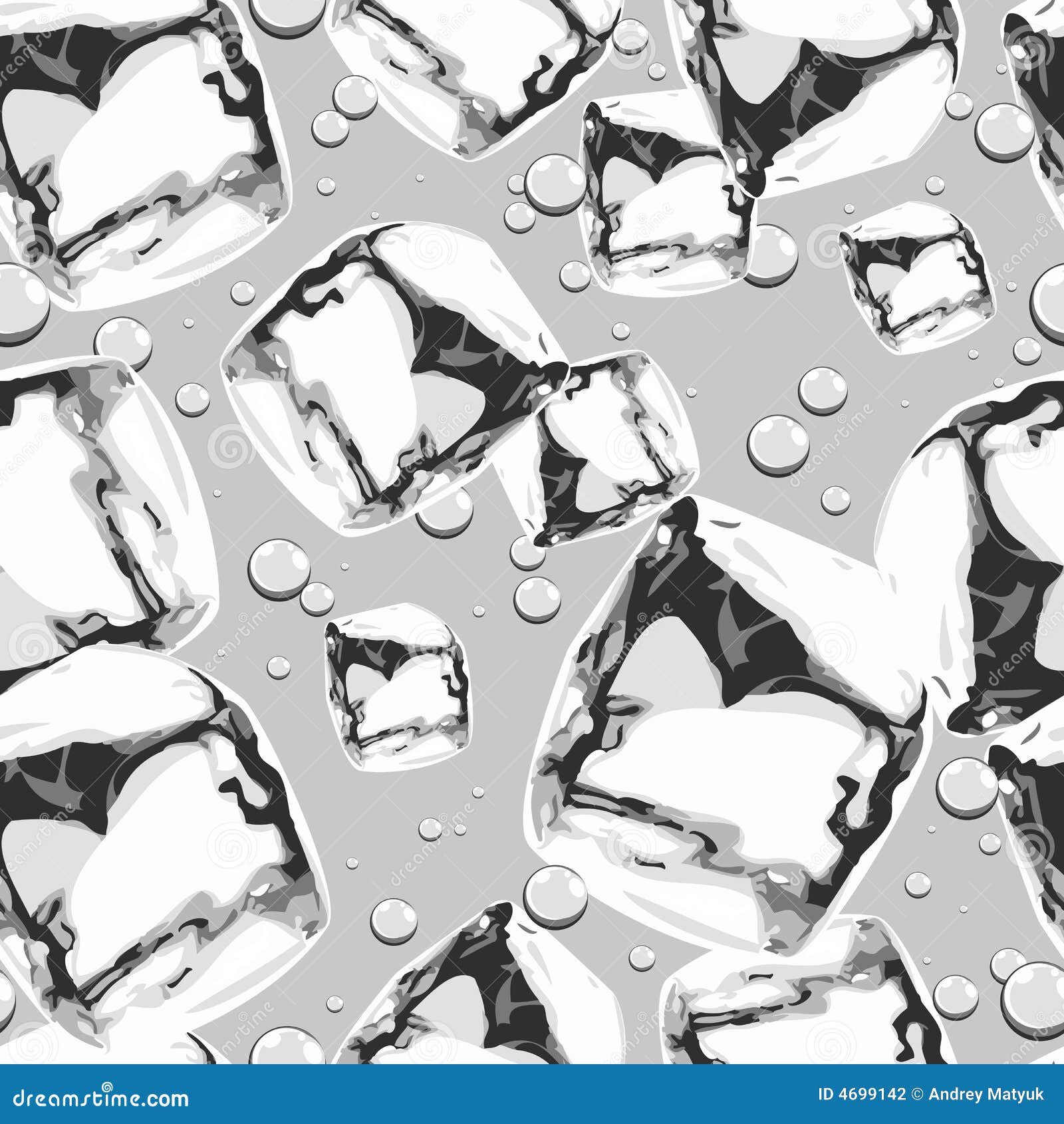 Ice seamless stock vector. Illustration of drink, place - 4699142