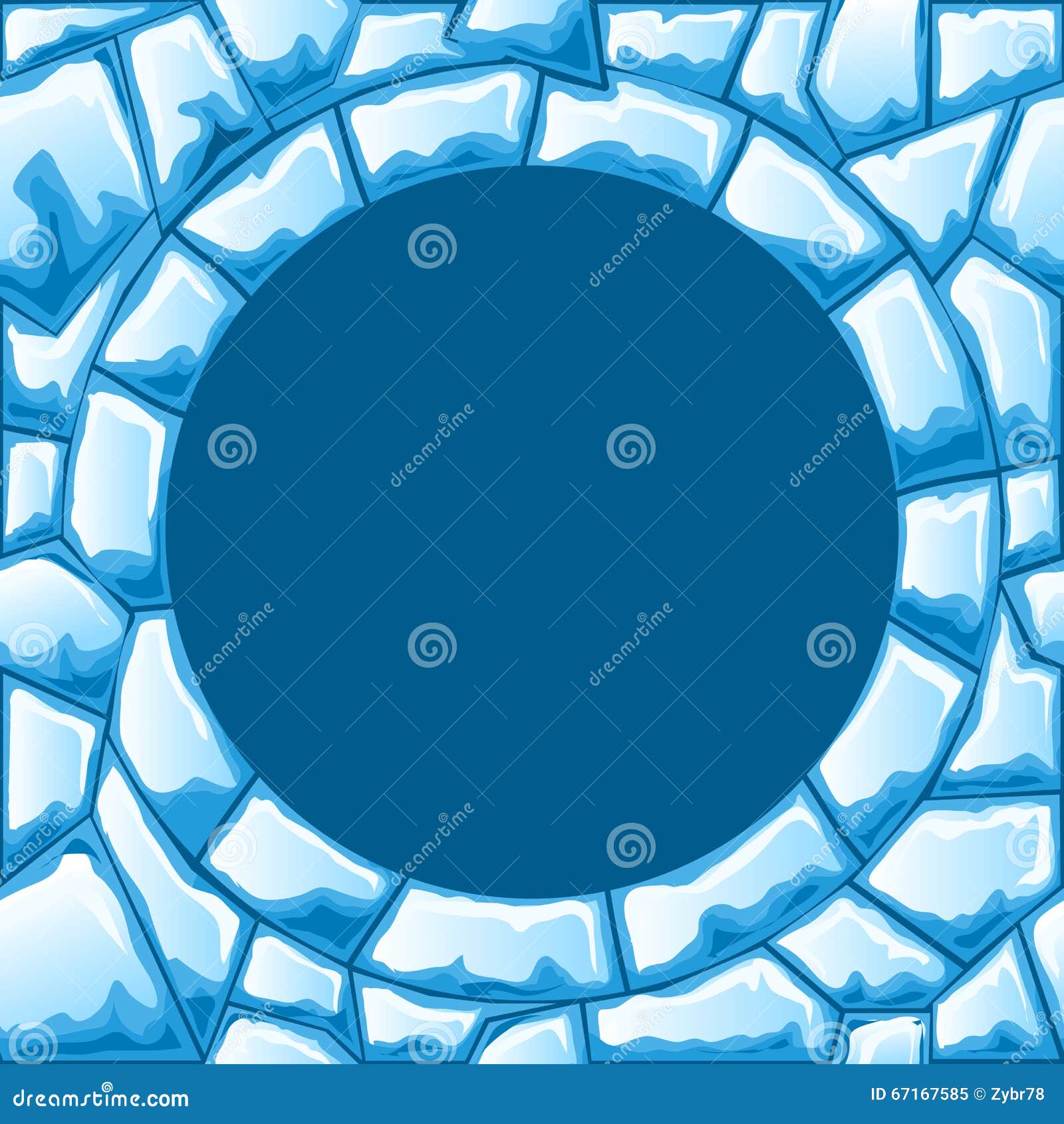 Ice seamless pattern stock vector. Illustration of pattern - 67167585