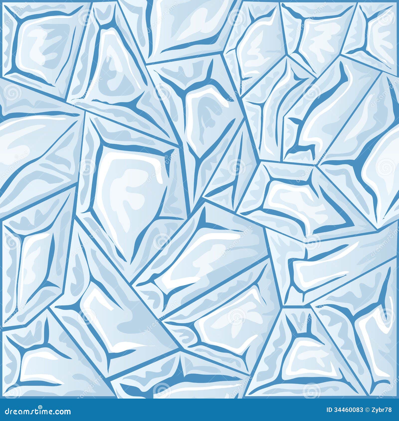 Ice Seamless Pattern Stock Photos - Image: 34460083