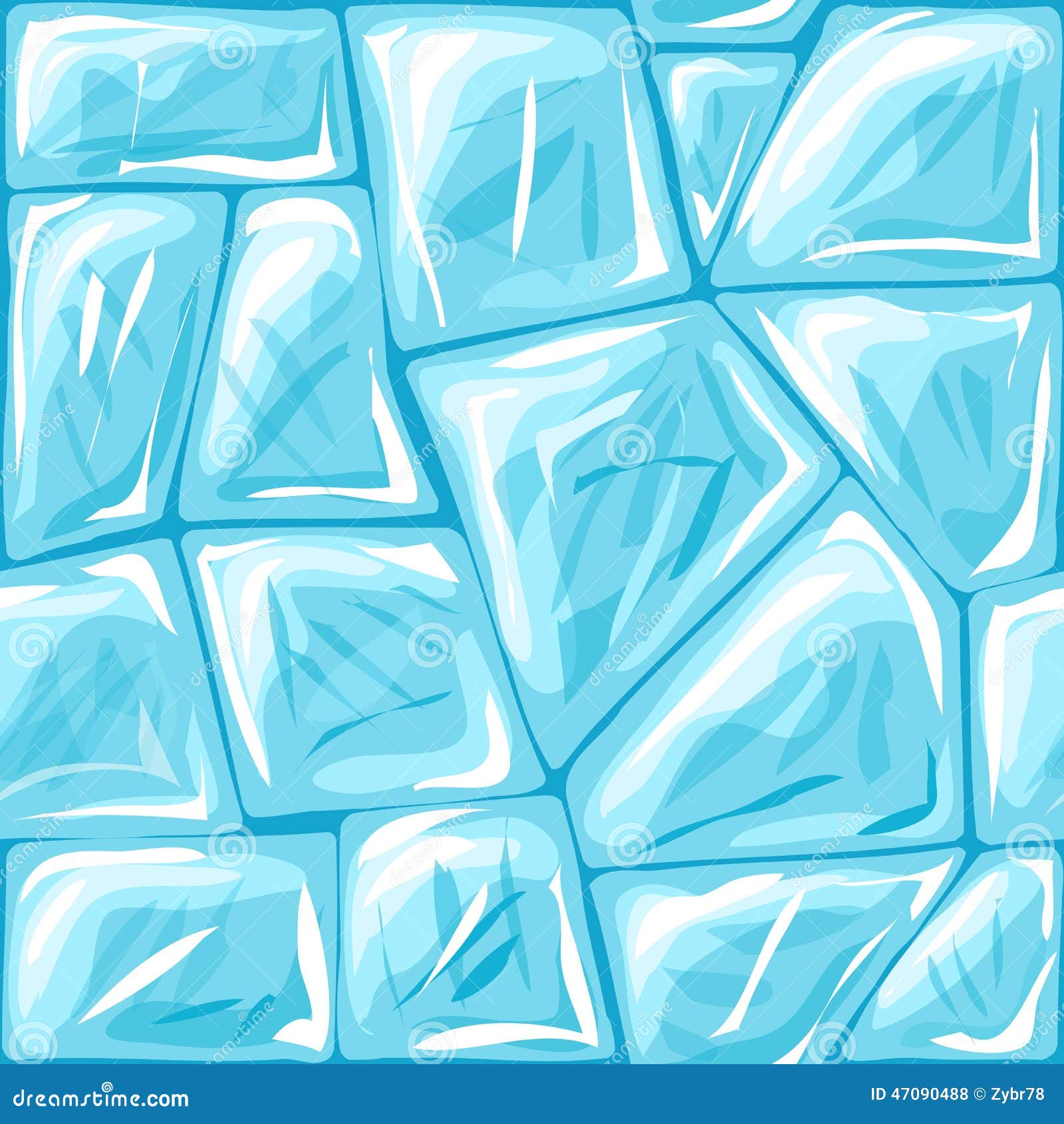 Ice seamless pattern stock vector. Illustration of background - 47090488