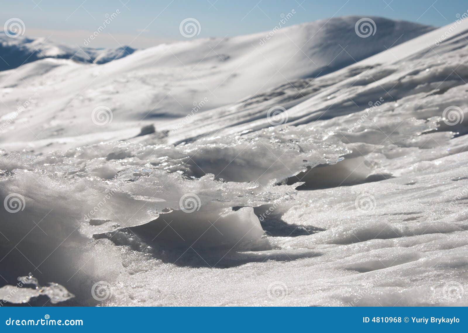 Ice shapes stock photo. Image of mountain, mountainside - 4810968