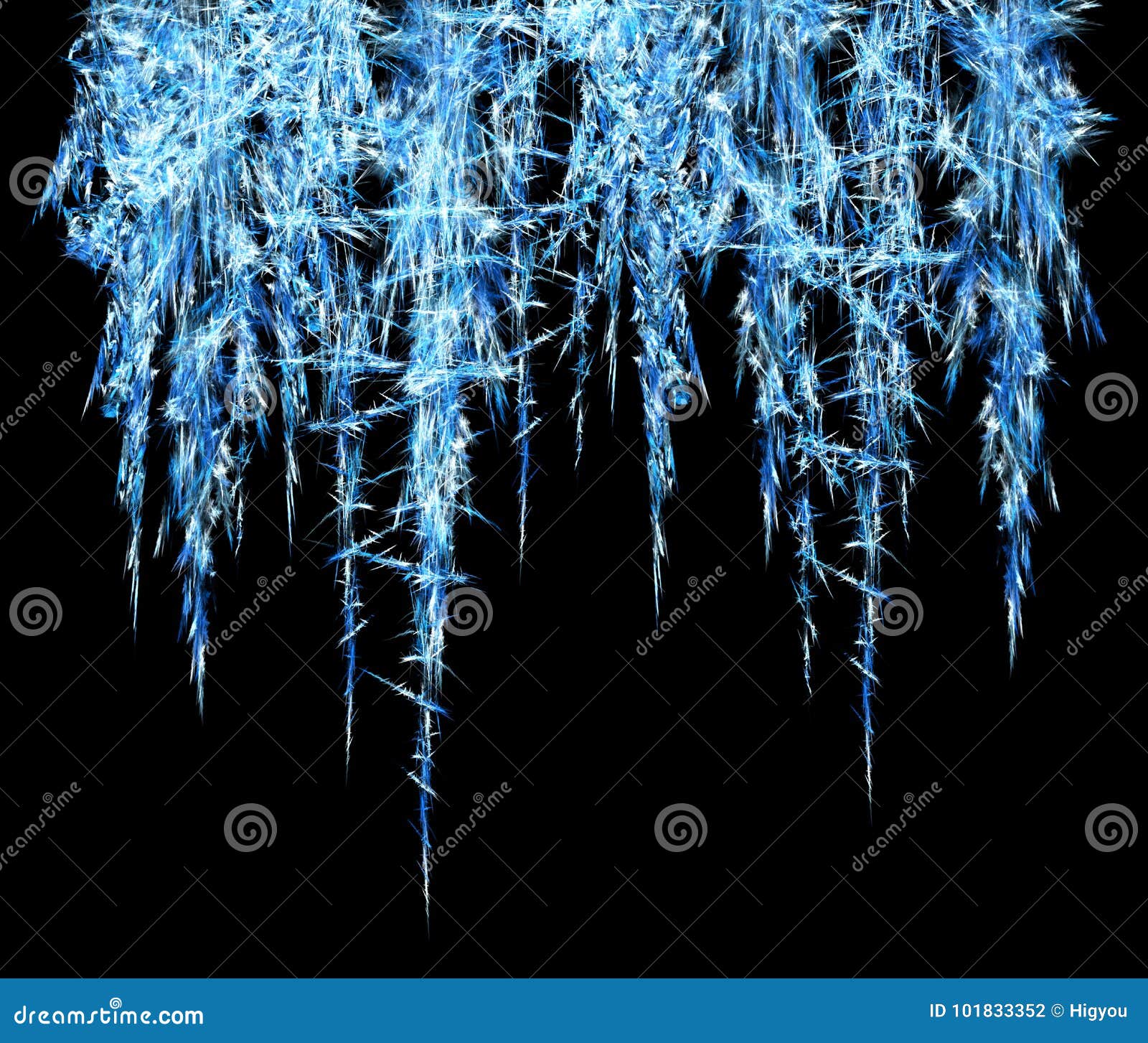 Ice Shard Abstract Icicles stock illustration. Illustration of isolated ...