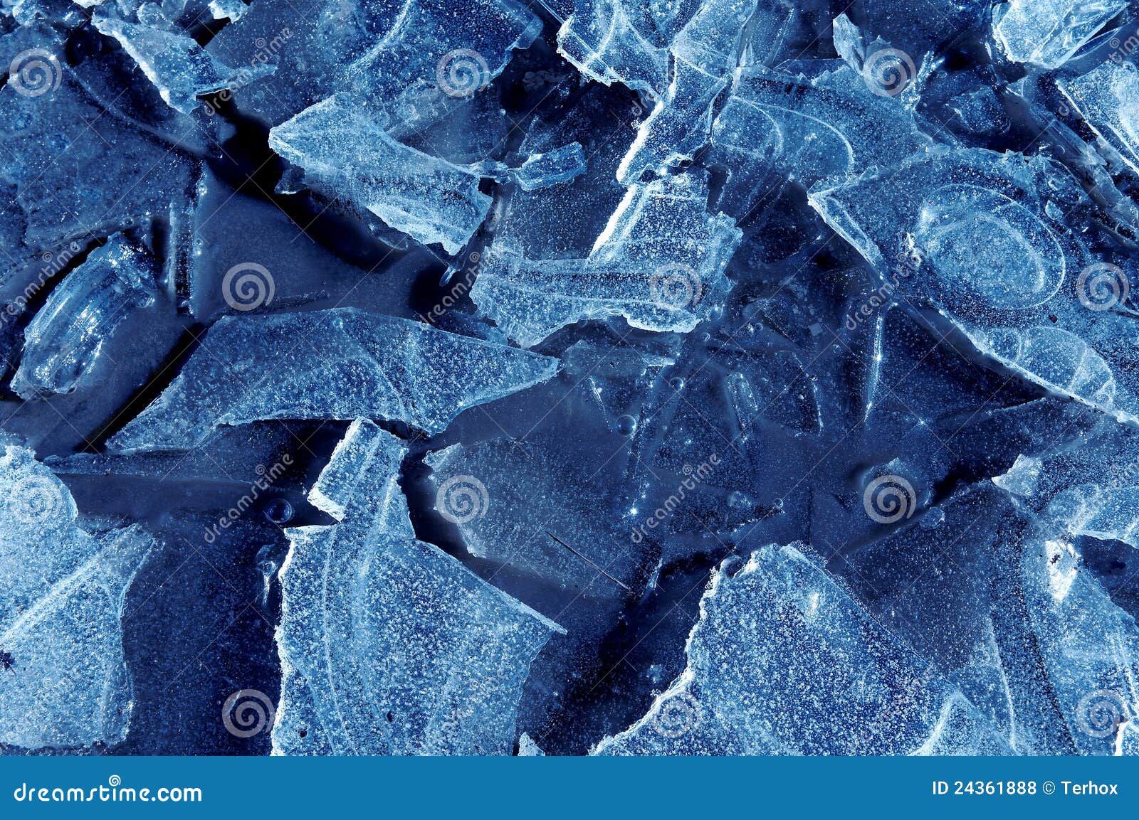 Ice Shards stock photo. Image of details, abstract, blue - 24361888