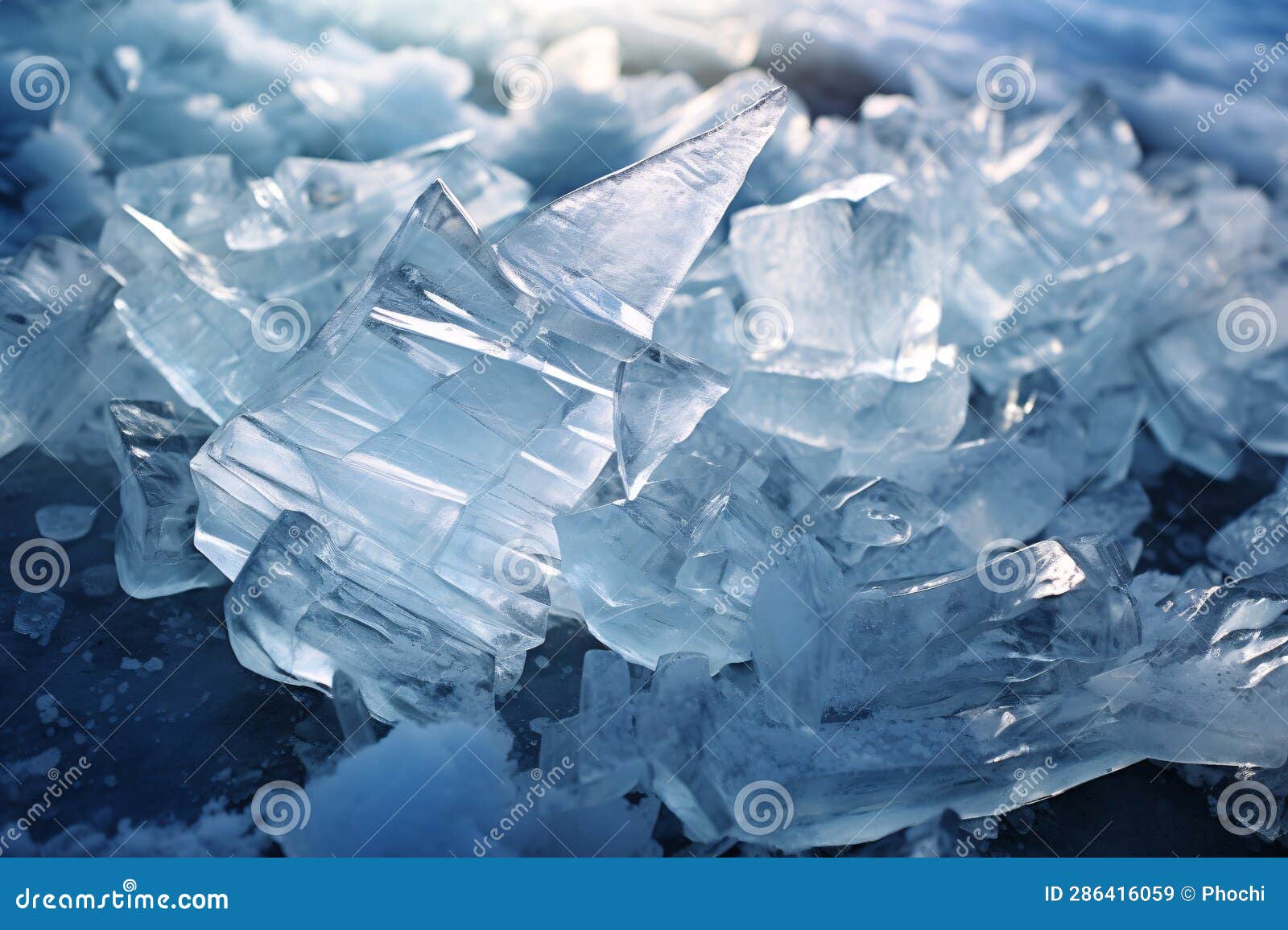 Ice Sheet Breakup: a Visual Reminder of Climate Change Stock ...