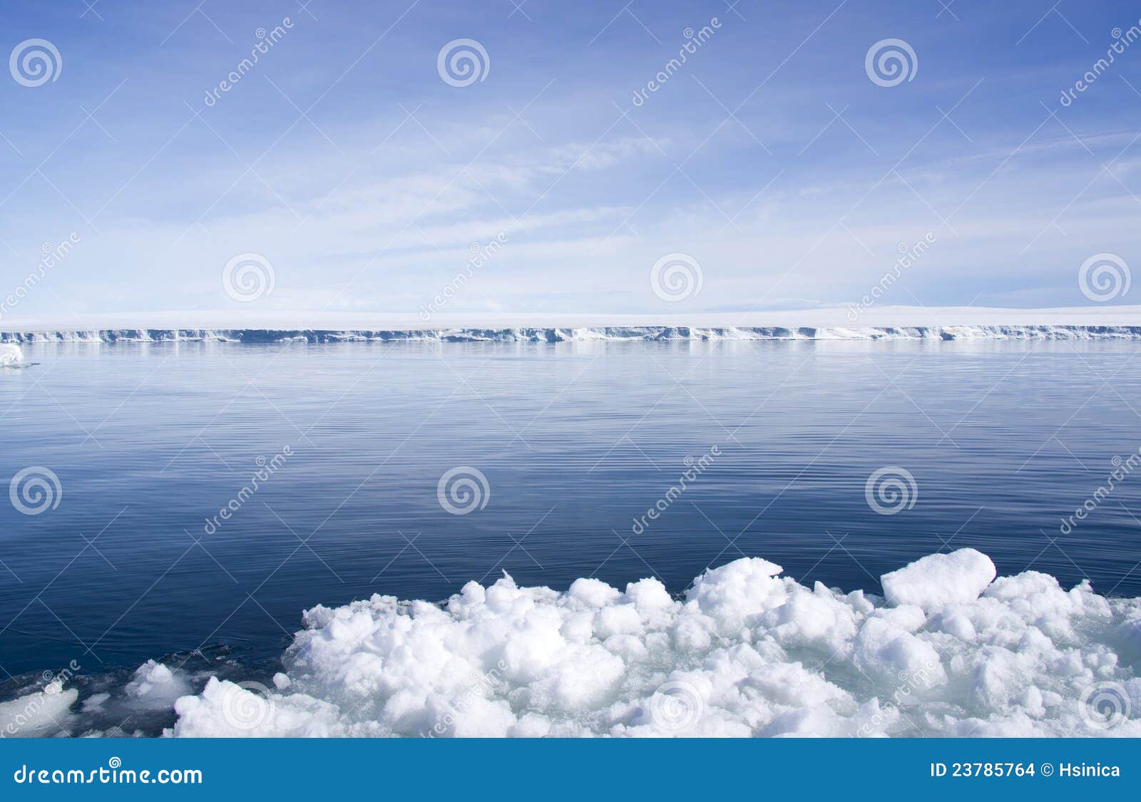 Ice Shelf Near Snow Hill Island Stock Photo - Image of expedition ...