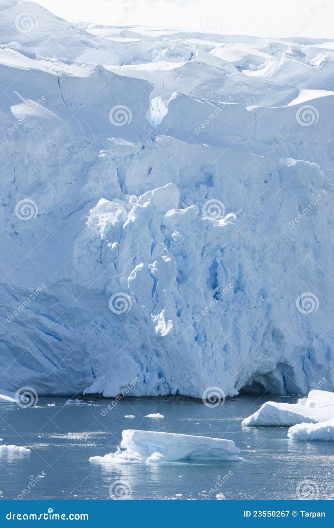 The Ice Shield of Antarctica. Stock Image - Image of extreme, cold ...