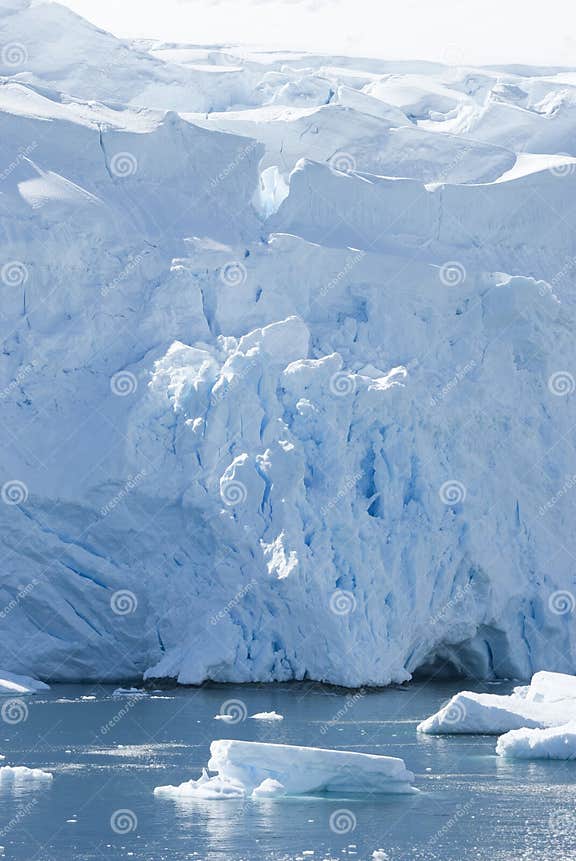 The Ice Shield of Antarctica. Stock Image - Image of extreme, cold ...