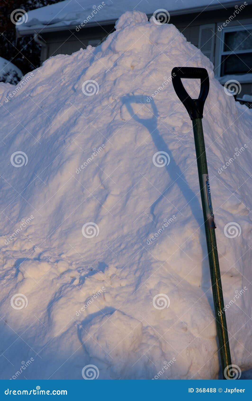 Ice and Shovel stock photo. Image of shaft, blizzard, winter - 368488