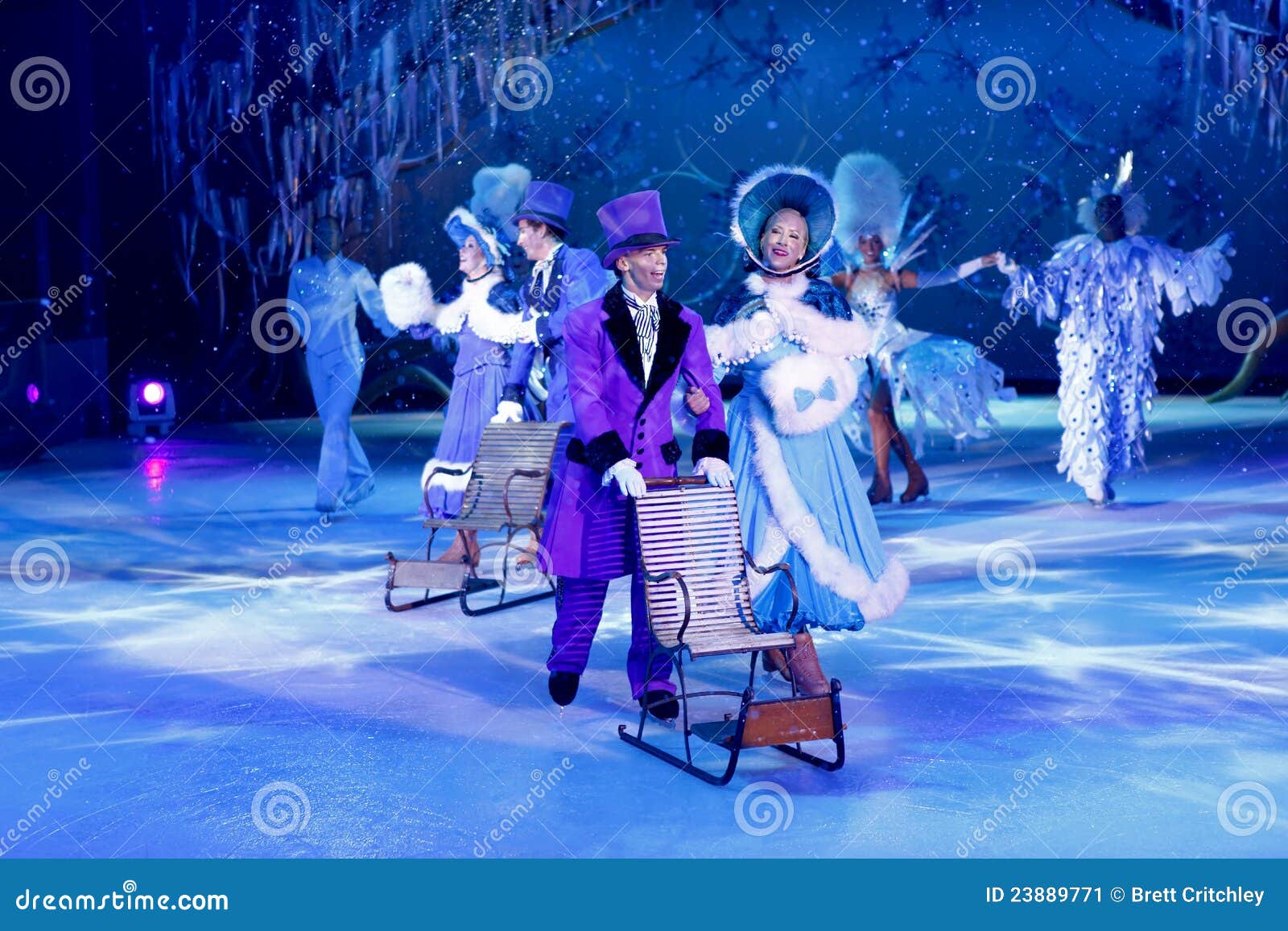 Ice show performance editorial photo. Image of skates - 23889771