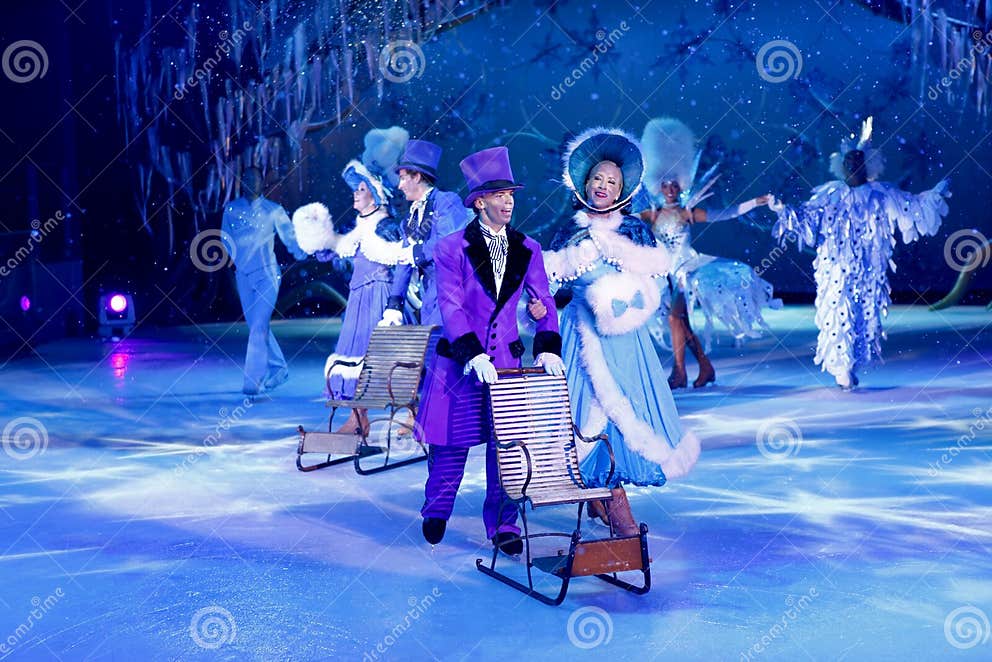 Ice show performance editorial photo. Image of skates - 23889771