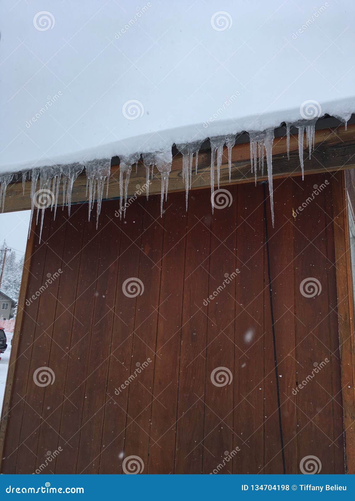 Ice sickles stock photo. Image of beautiful, snow, sickles - 134704198