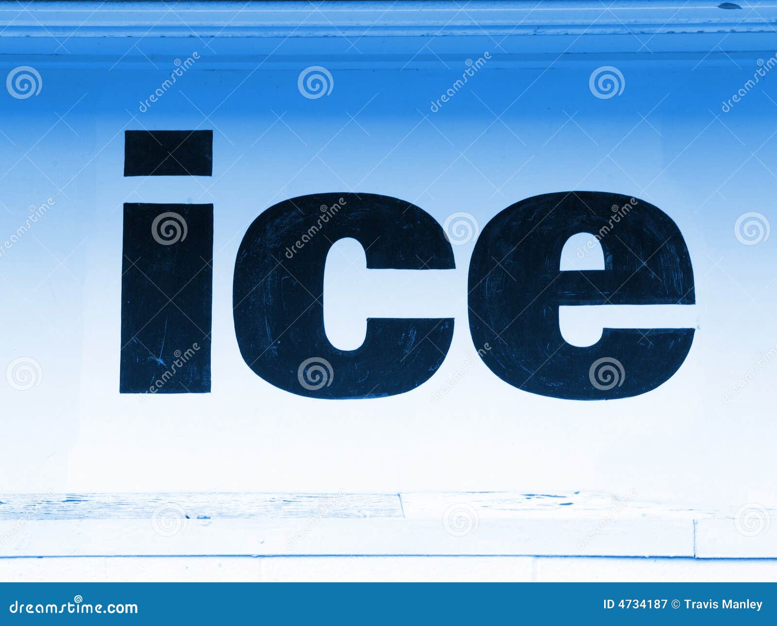 Ice Sign stock image. Image of message, logo, sign, advertise - 4734187