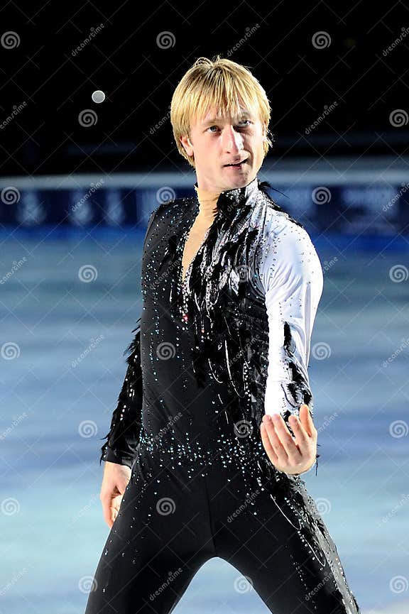 Ice Skater Evgeni Plushenko Editorial Stock Image - Image of blades ...