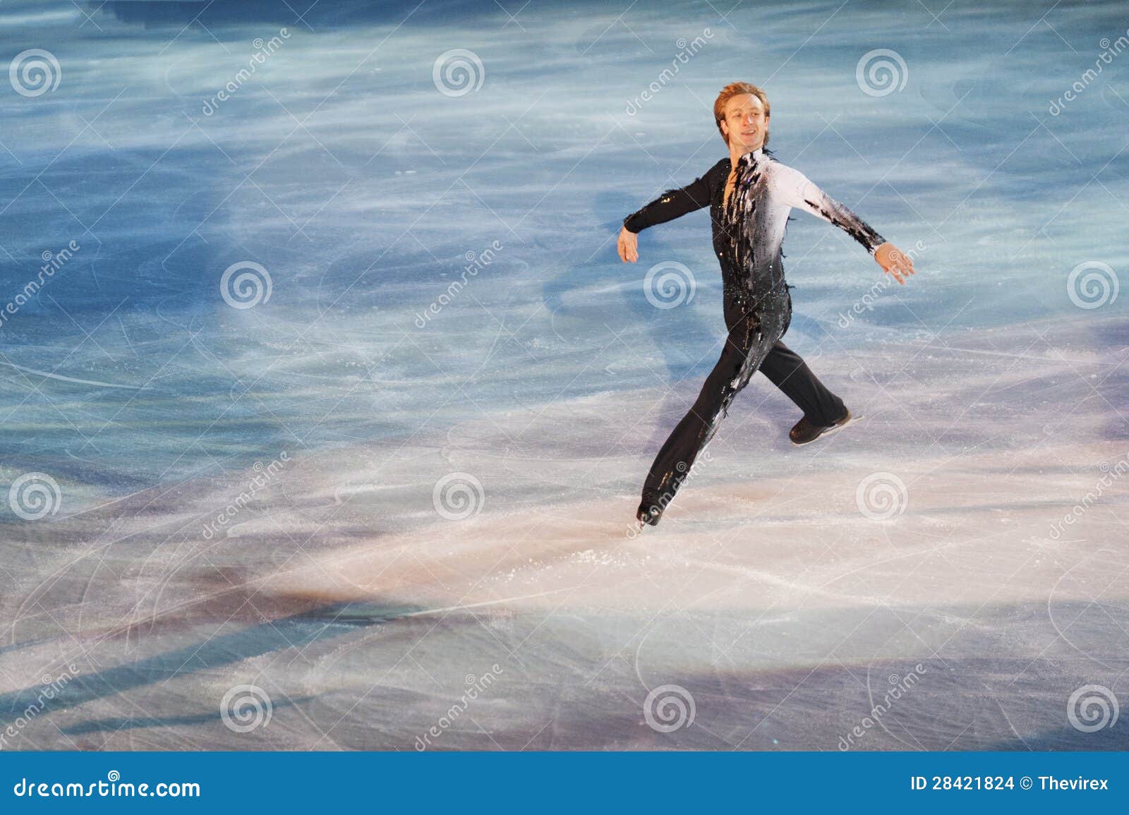 Ice Skater Evgeni Plushenko Editorial Stock Image - Image of jump ...