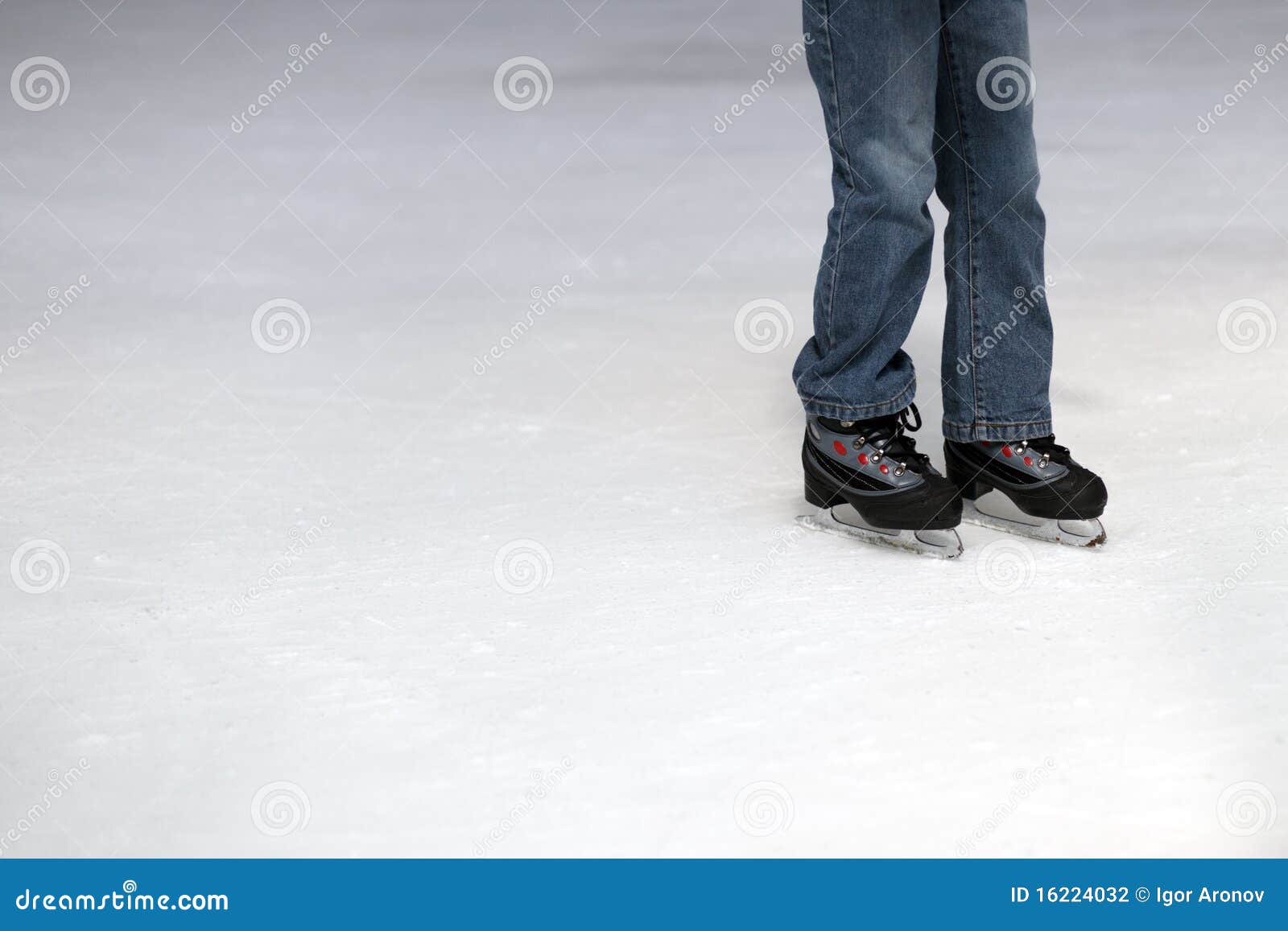 Ice skating child stock photo. Image of space, copy, legs - 16224032