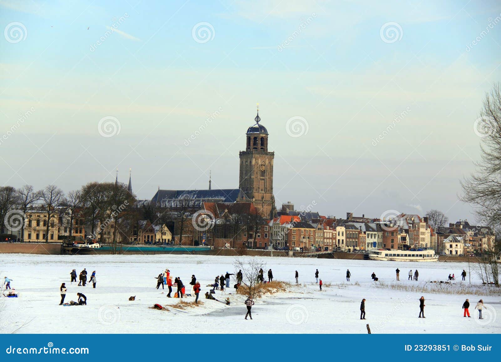 Ice Skating Fun Winter Netherlands Editorial Photo - Image of frost ...