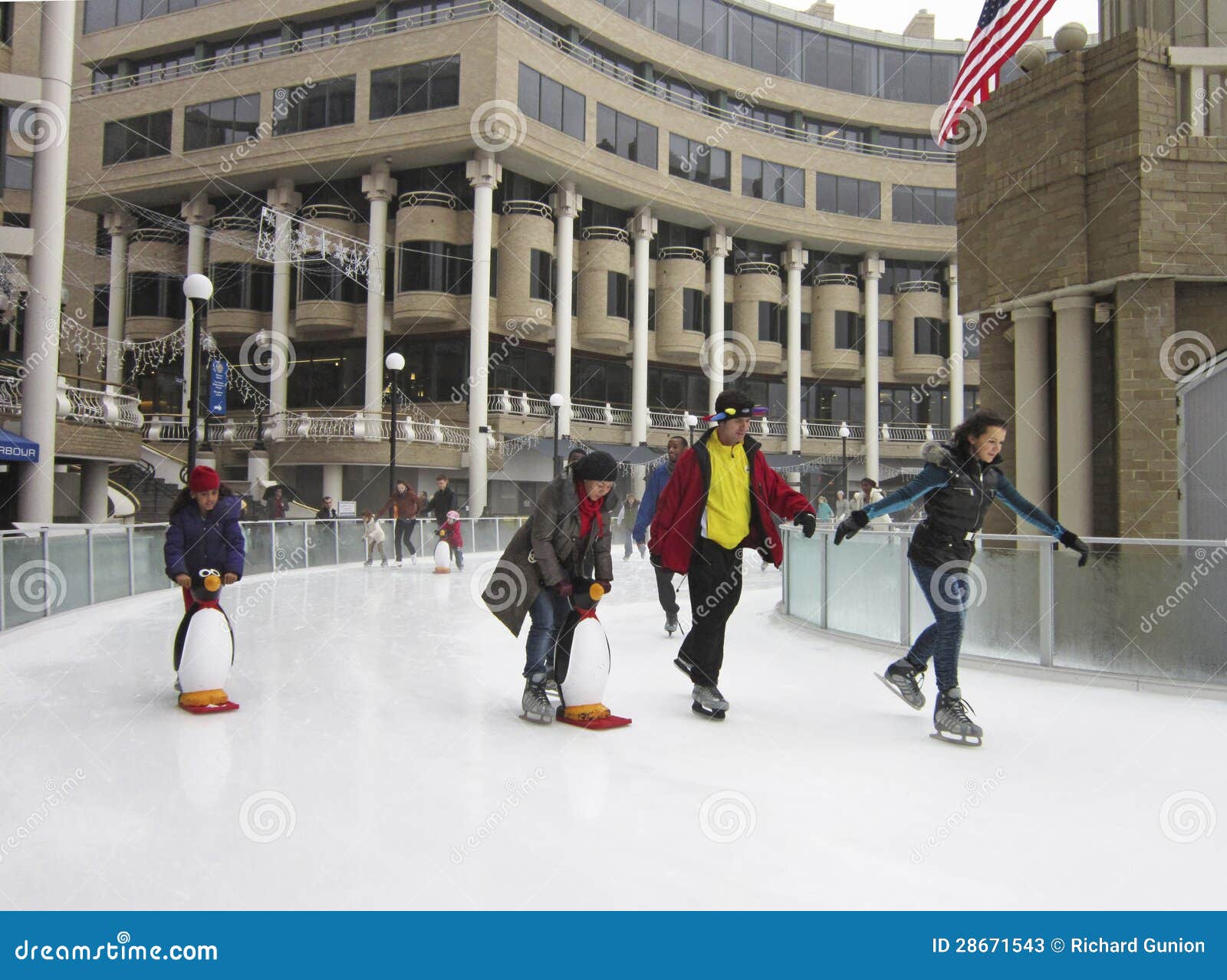 Ice Skating in January editorial stock photo. Image of georgetown ...