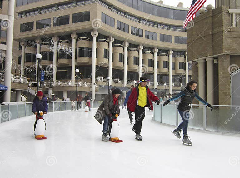 Ice Skating in January editorial stock photo. Image of georgetown ...