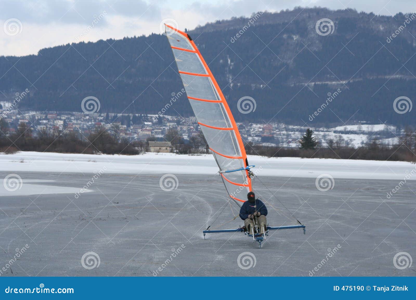 Ice skating mobile stock photo. Image of sail, wind, frozen - 475190