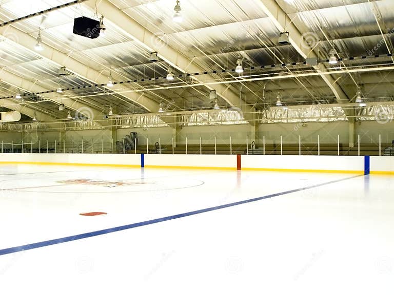 Ice Skating Rink stock image. Image of indoor, rink, skater - 1280947