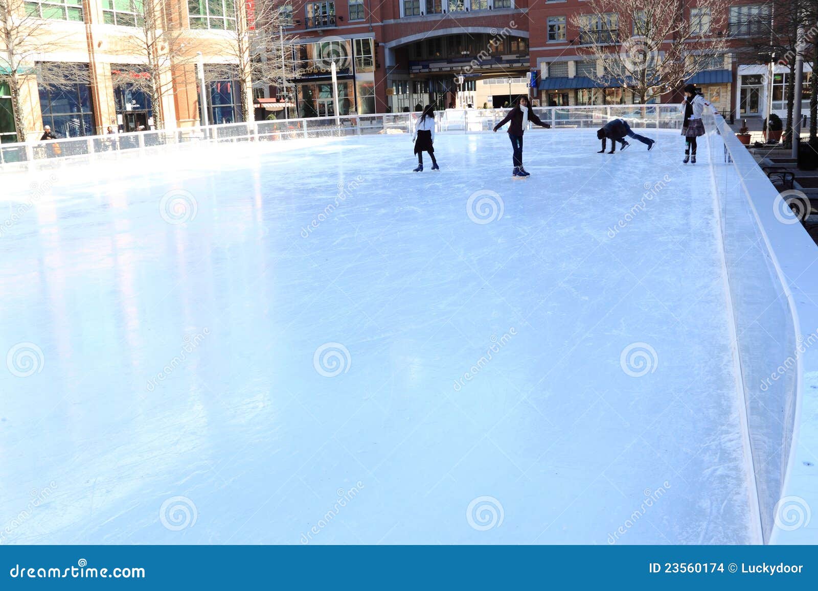 Ice Skating Rink editorial stock image. Image of marks - 23560174