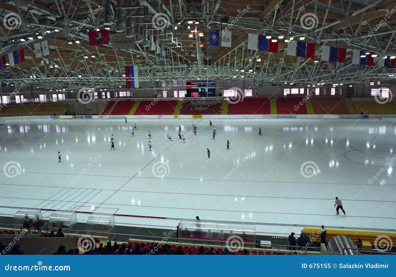 Ice skating rink editorial image. Image of stick, goalkeeper - 675155