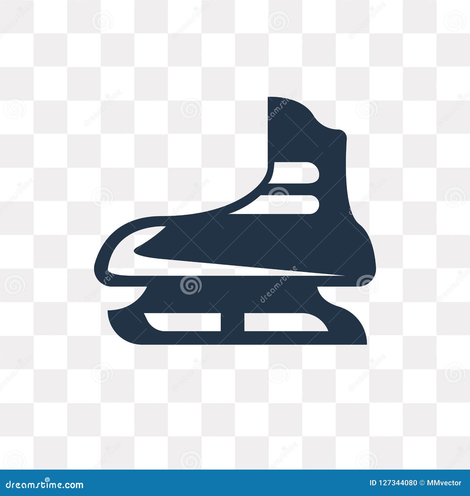 Ice Skating Vector Icon Isolated on Transparent Background, Ice Stock ...