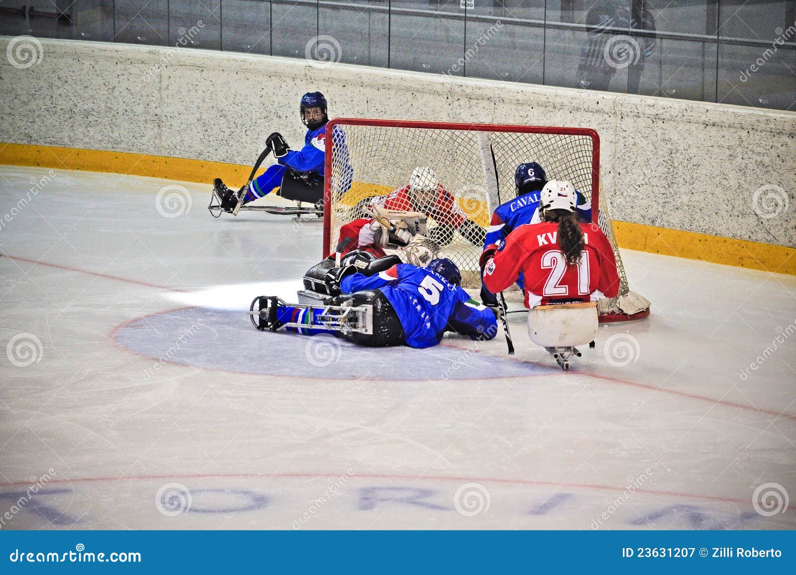 Ice Sledge Hockey editorial photography. Image of competition - 23631207