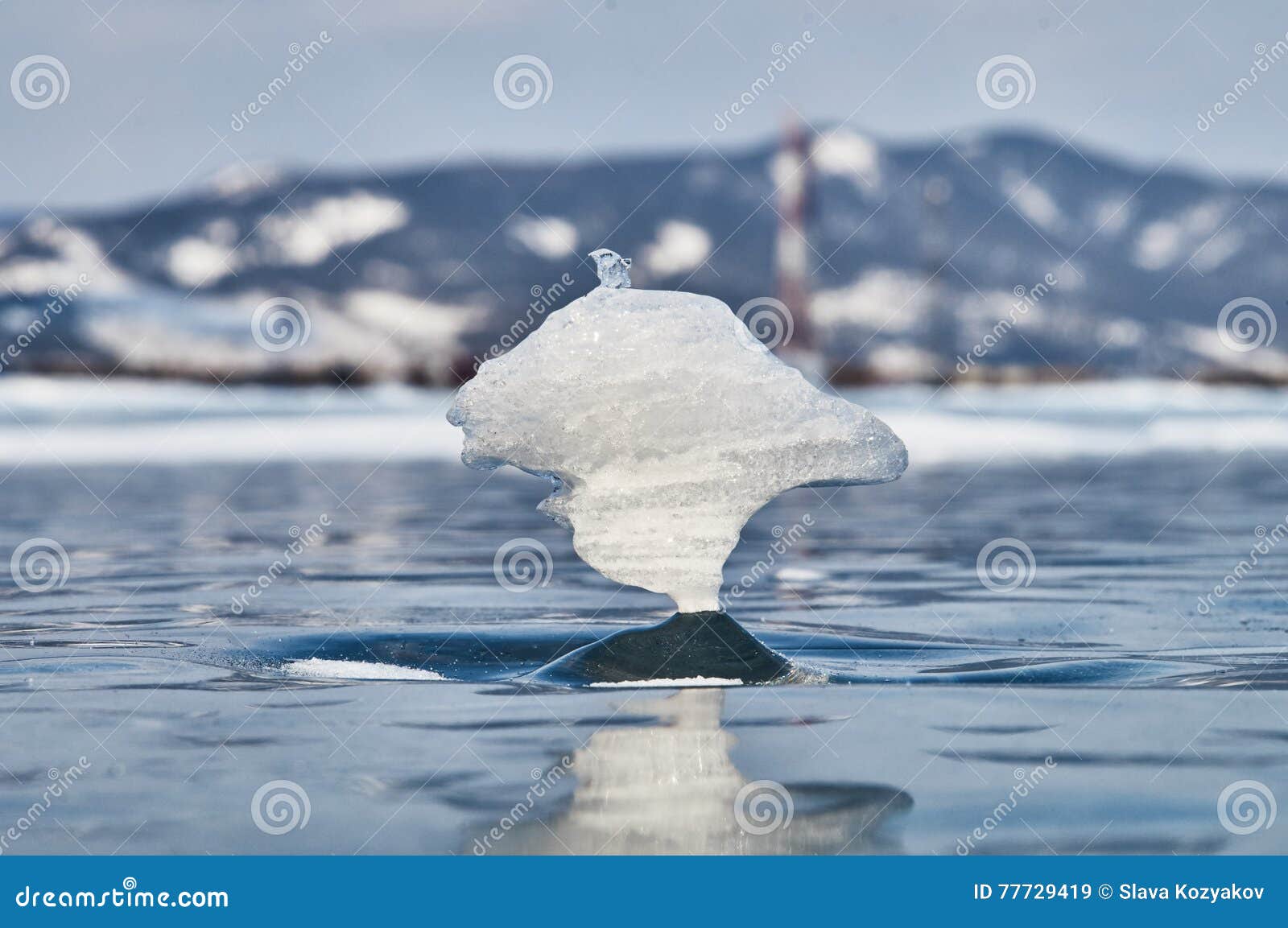 Ice stock image. Image of adventure, outdoor, abstract - 77729419