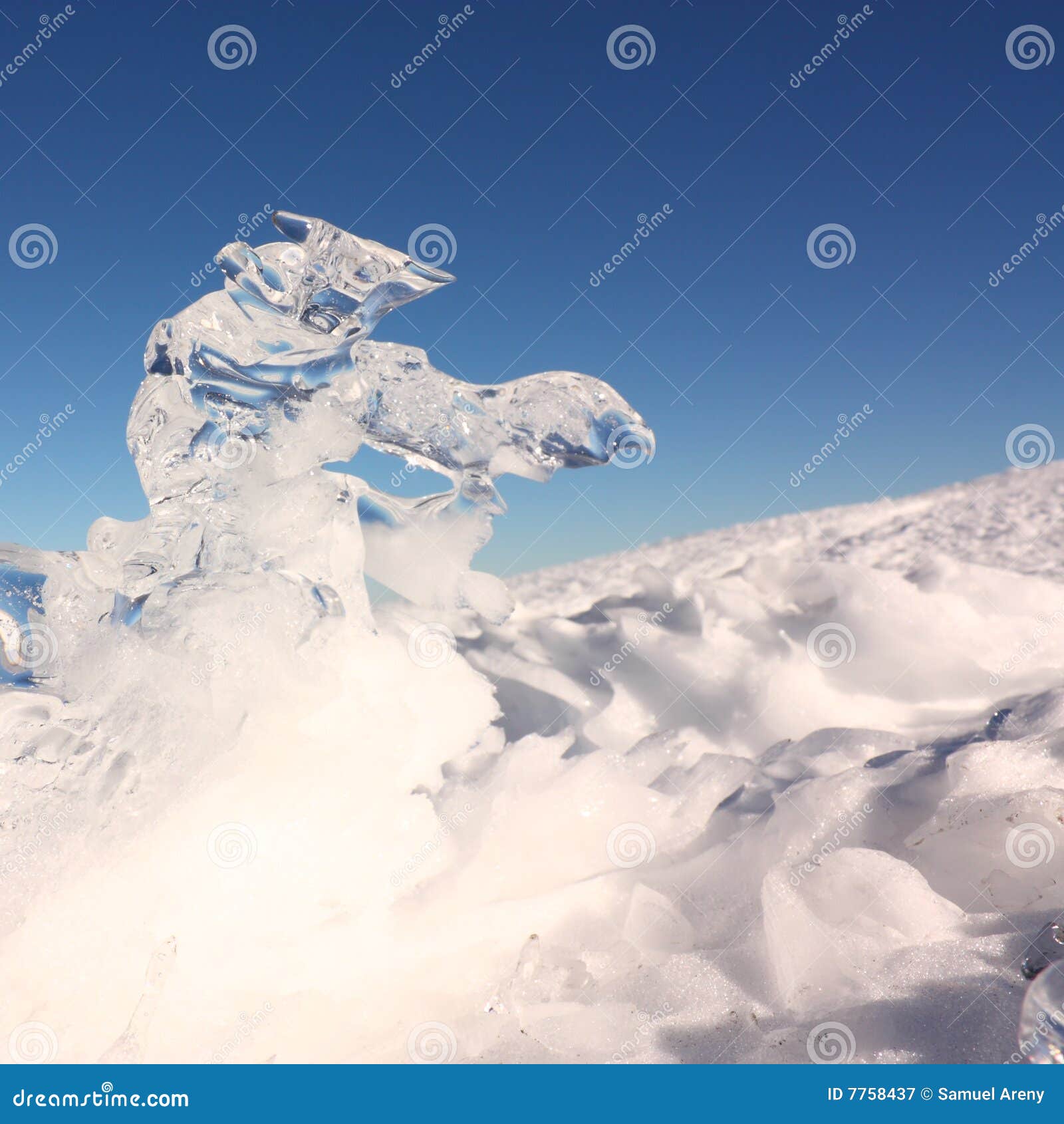 Ice and Snow stock image. Image of aude, white, snow, snowy - 7758437