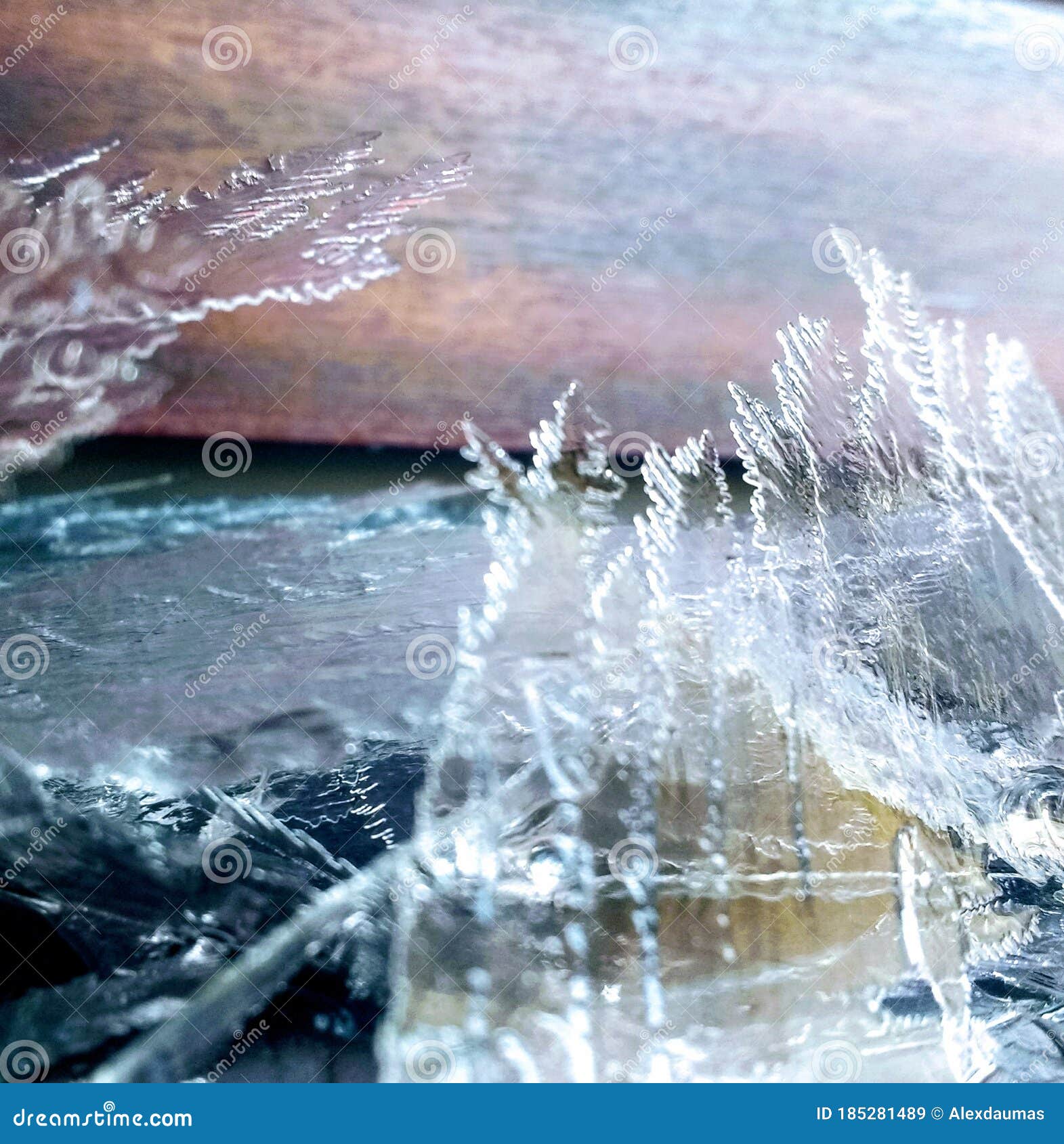 Ice and snow star stock image. Image of wave, waterfall - 185281489