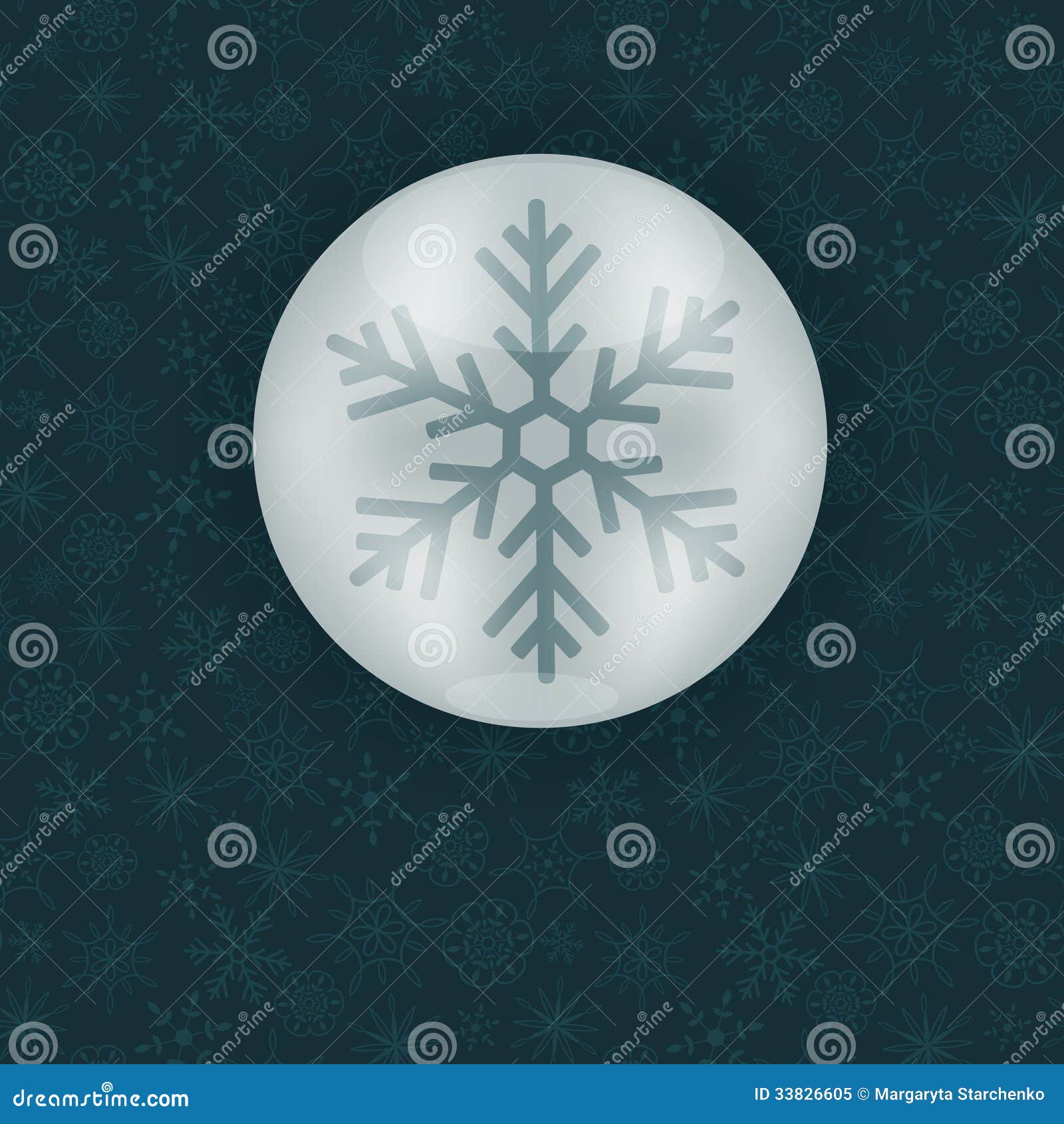 Ice sphere stock vector. Illustration of design, decorative - 33826605