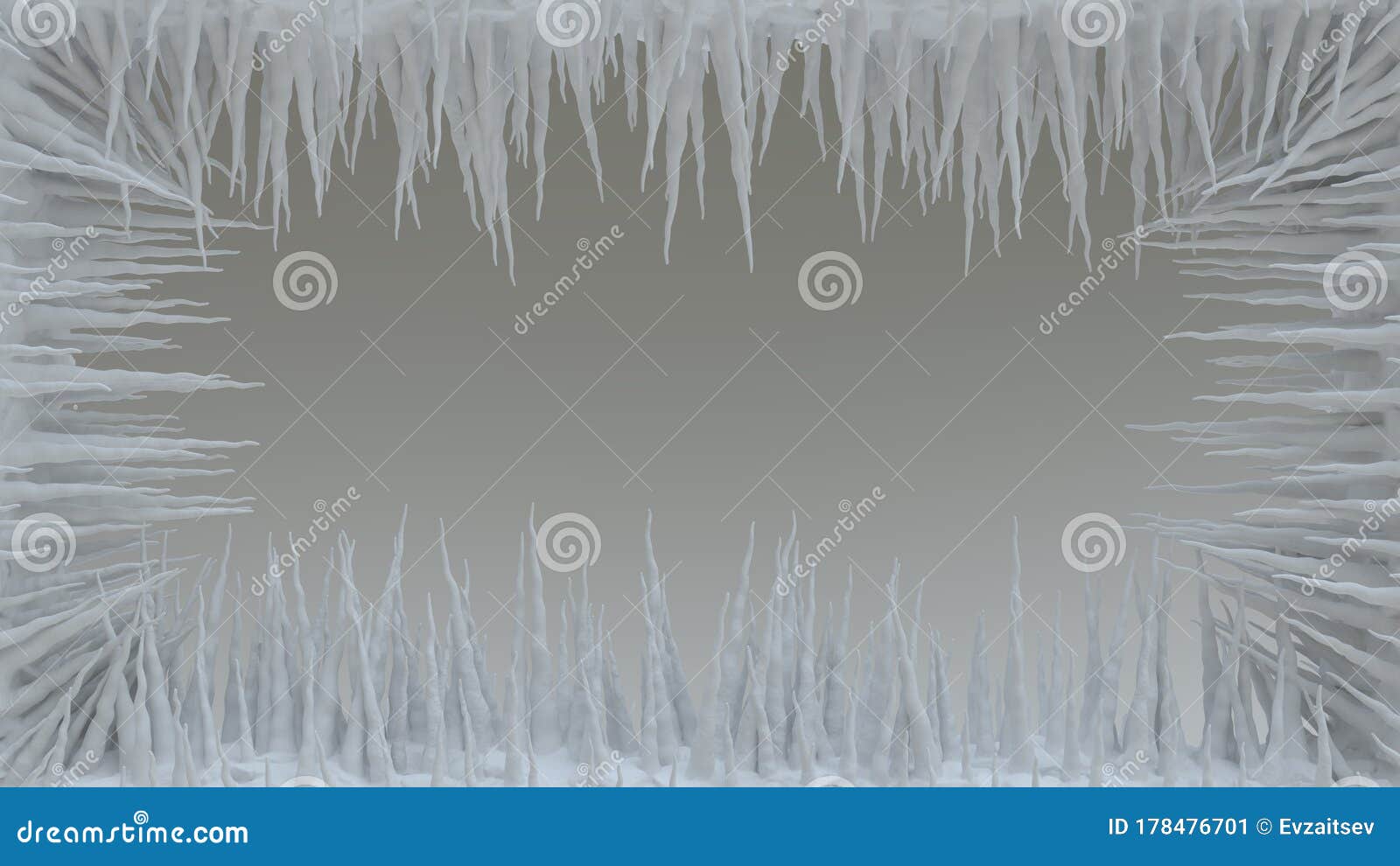 Ice Spikes. Icicle stock illustration. Illustration of winter - 178476701