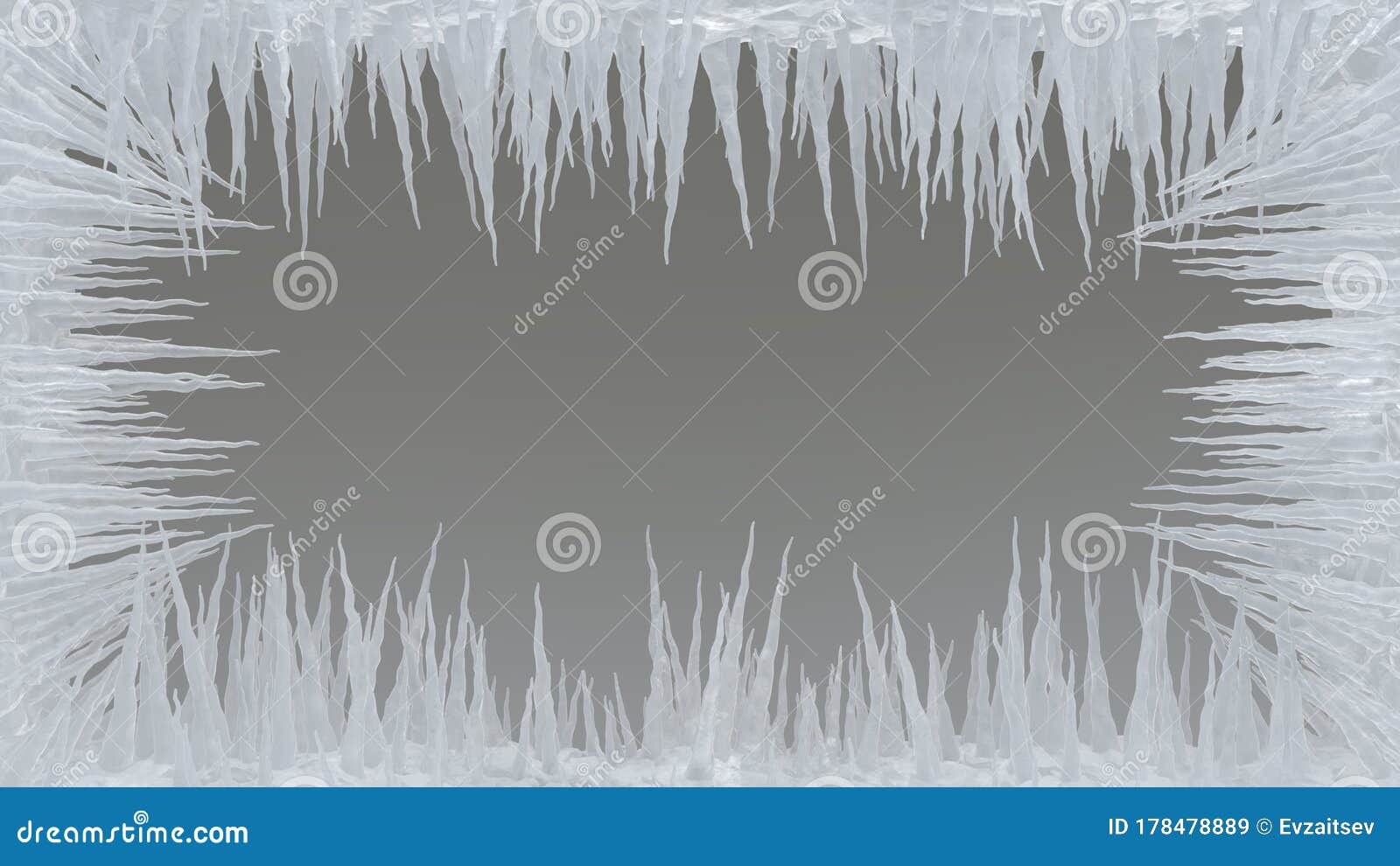 Ice Spikes. Icicle stock illustration. Illustration of freeze - 178478889