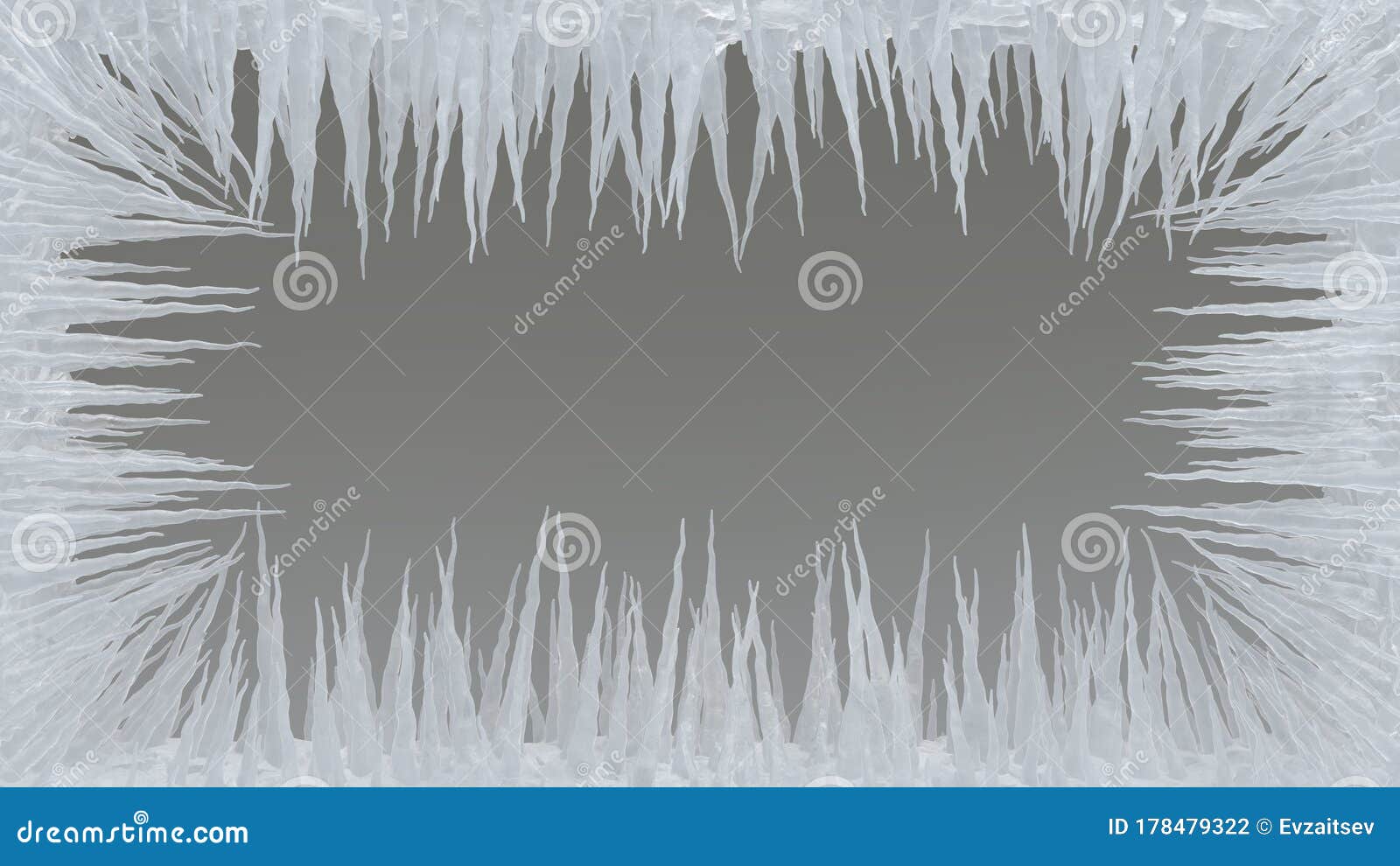 Ice Spikes. Icicle stock illustration. Illustration of abstract - 178479322
