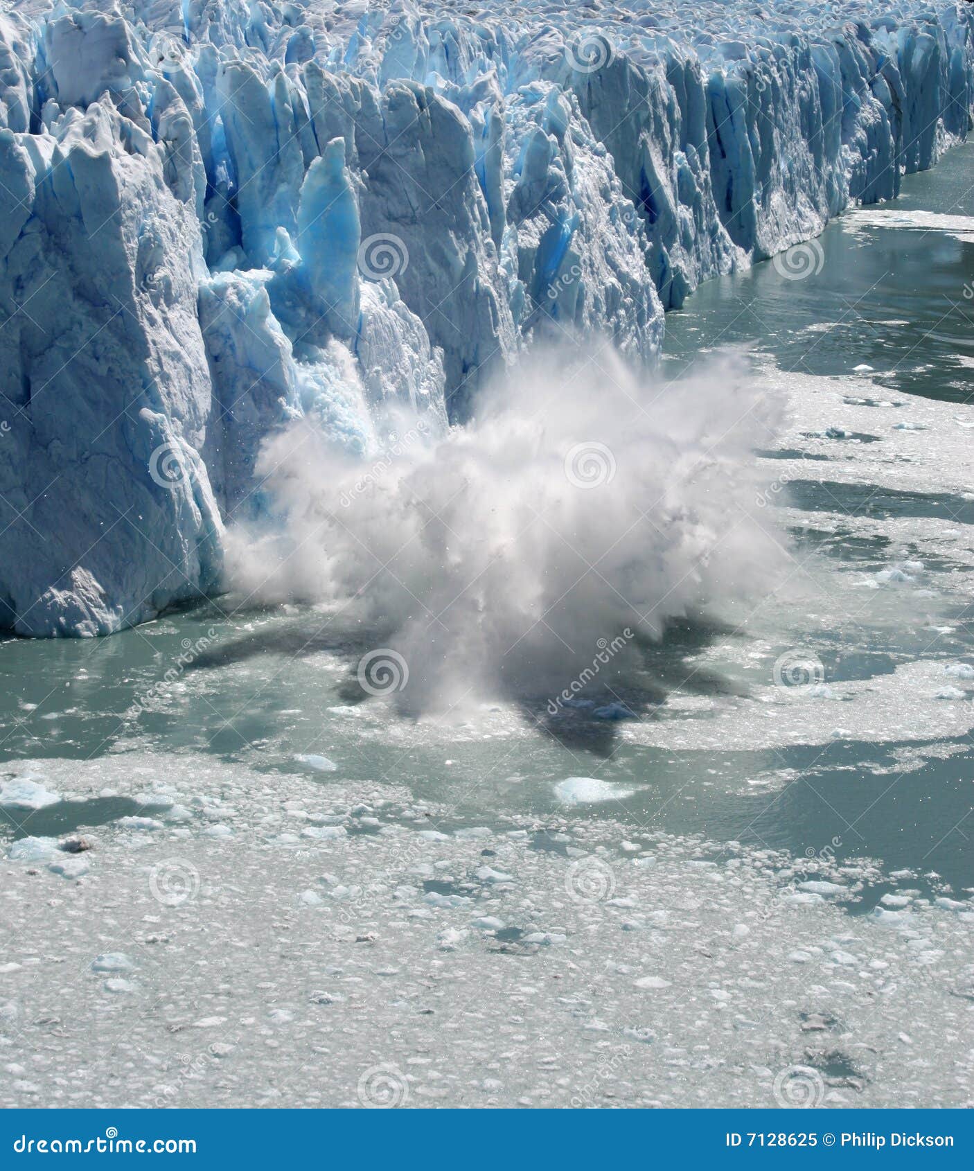 Ice Splash stock image. Image of melt, patagonia, pressure - 7128625