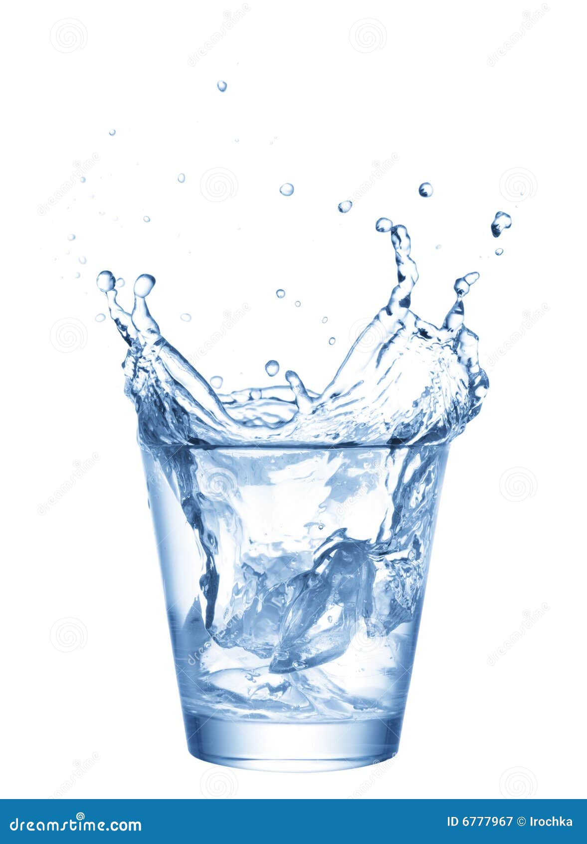 Ice Splashing in Cup of Water Stock Image - Image of ripple, cubes: 6777967