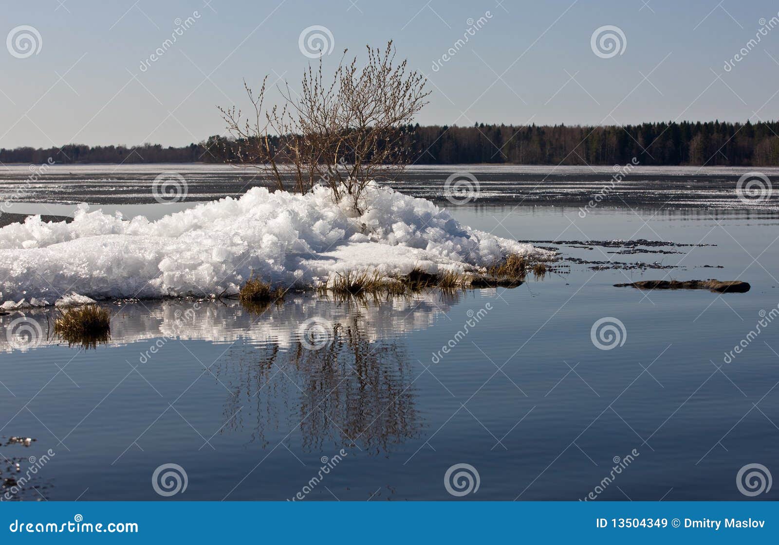 Ice spring stock image. Image of white, blue, range, landscape - 13504349