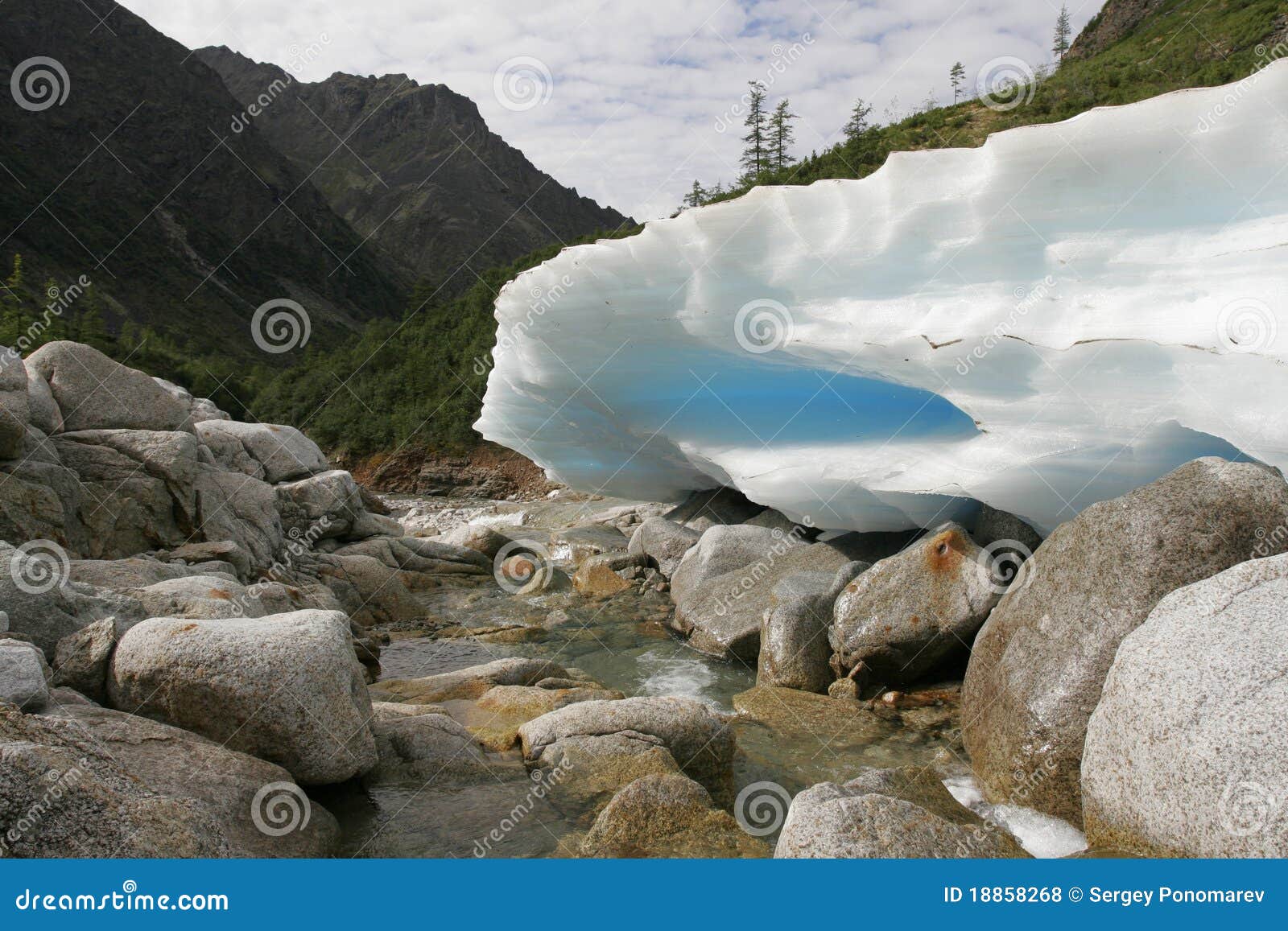 Ice and spring stock photo. Image of clean, flowing, beautiful - 18858268